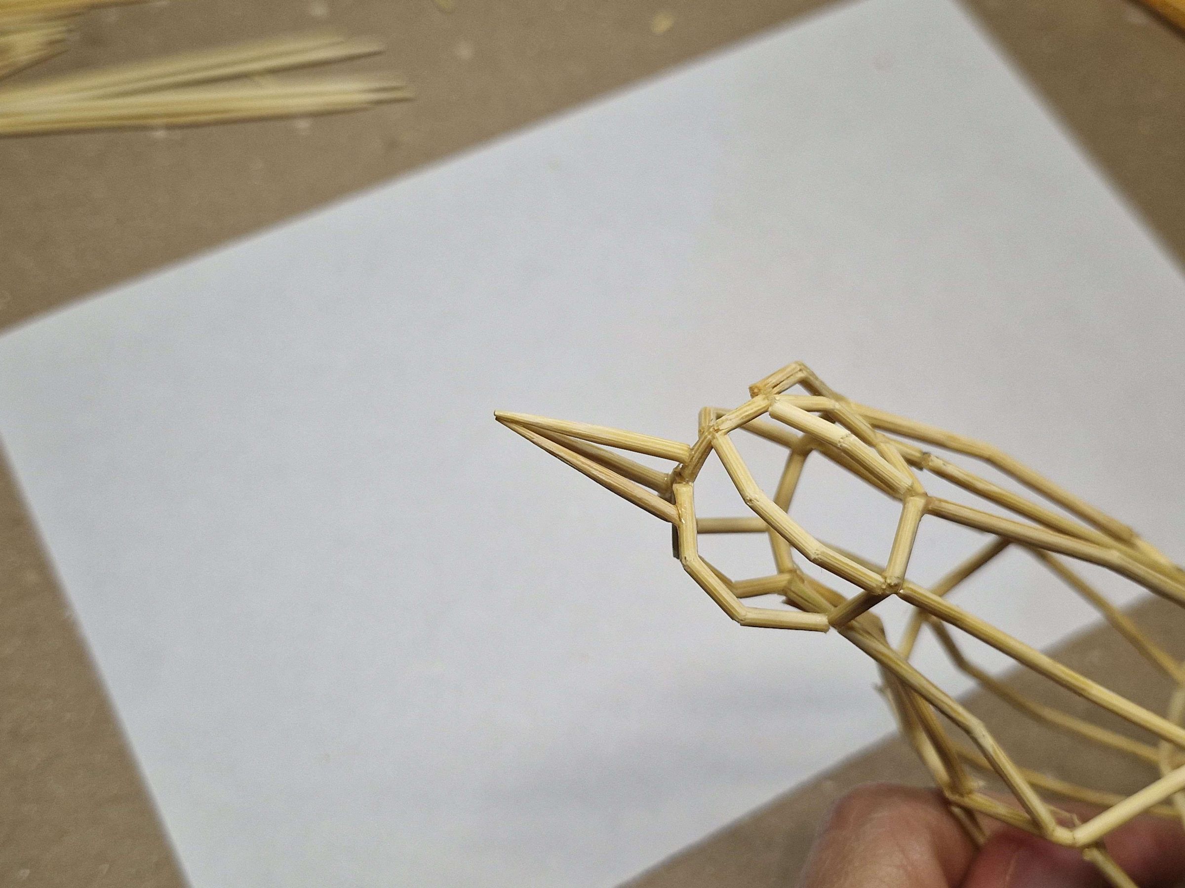 Crafting a Moving Bird Sculpture From Wooden Sticks and Balsa Wood : 23 ...
