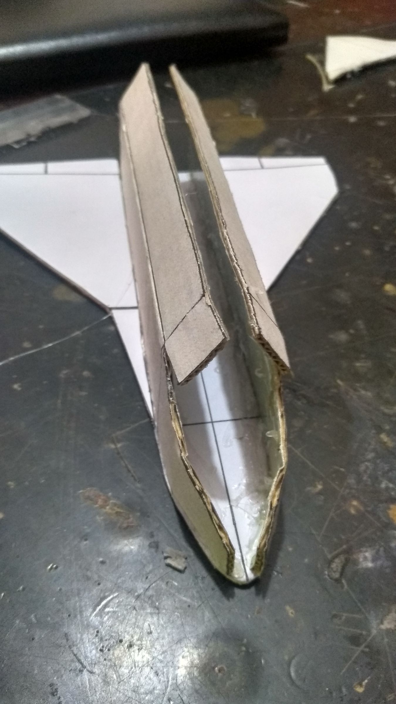 Space Shuttle Atlantis Cardboard Model (With Detachable Cardboard Stand ...