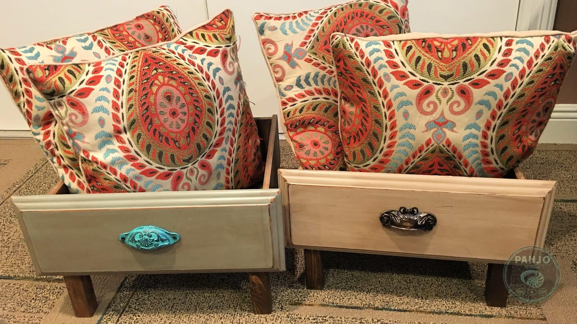 How to Repurpose Dresser Drawers Into Pillow Holders : 6 Steps (with ...