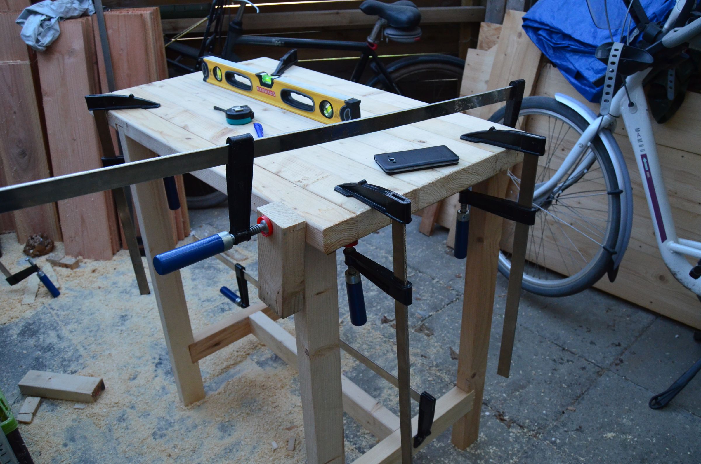 Workbench / Shoptable From Offcut CLS Timber Wood. - Instructables