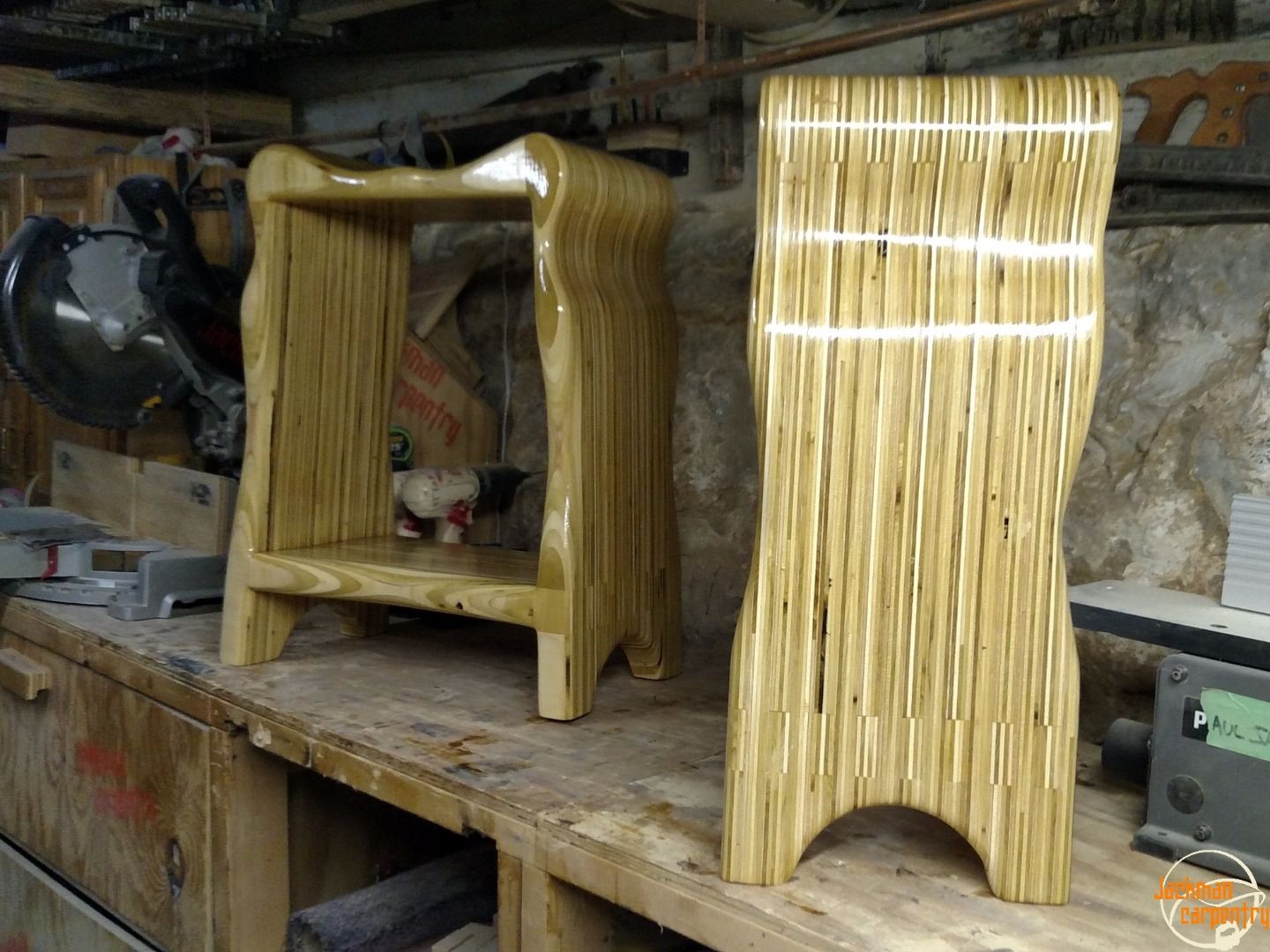 Curvy Plywood Stools : 12 Steps (with Pictures) - Instructables