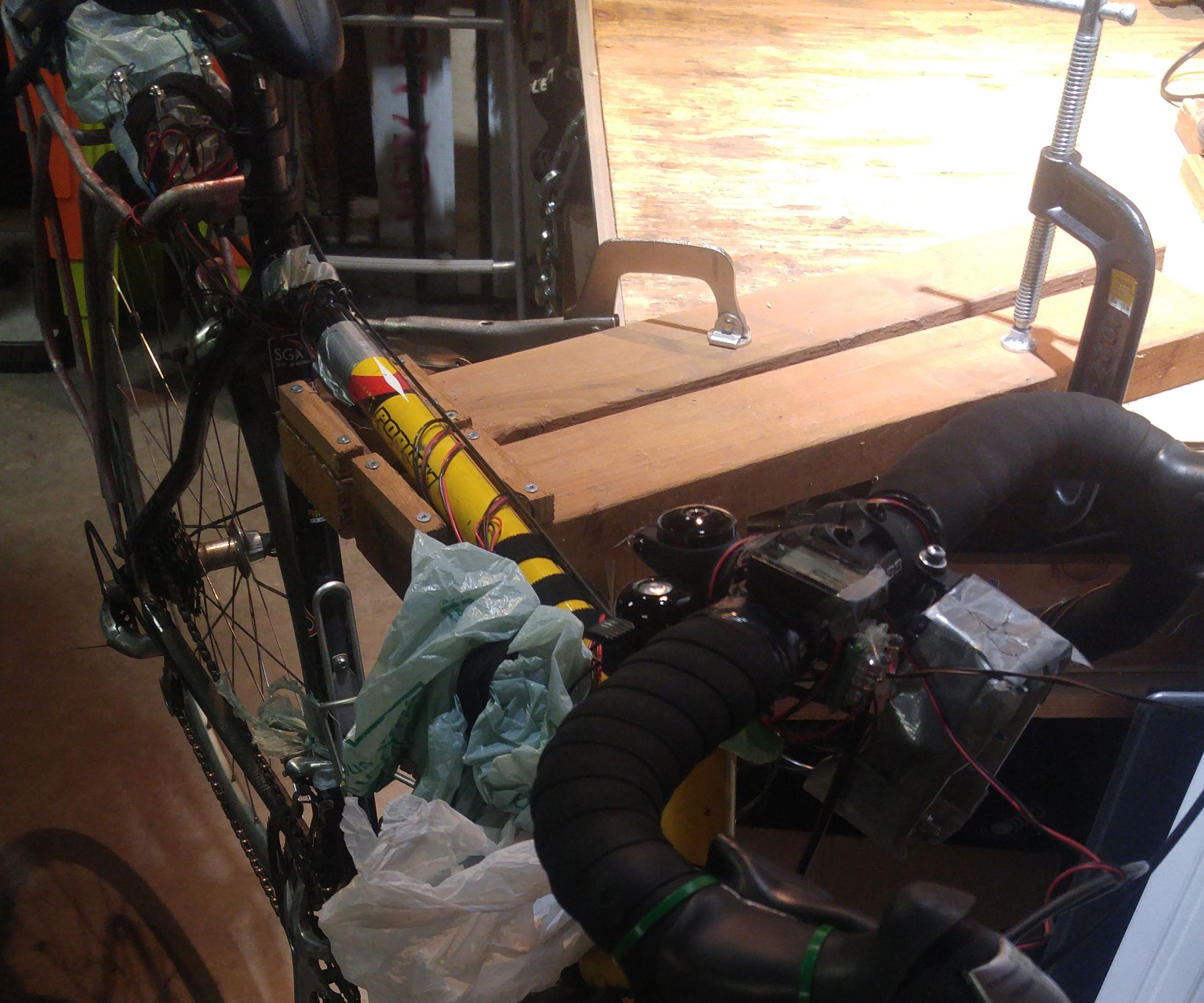 DIY Workbench Removable Bike Repair Stand : 3 Steps - Instructables