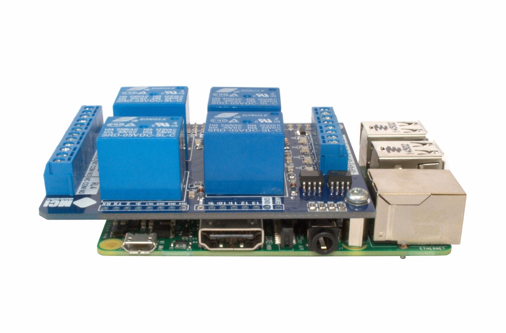 4-Relay Shield + Raspberry Pi B+ (V2 B) : 11 Steps - Instructables