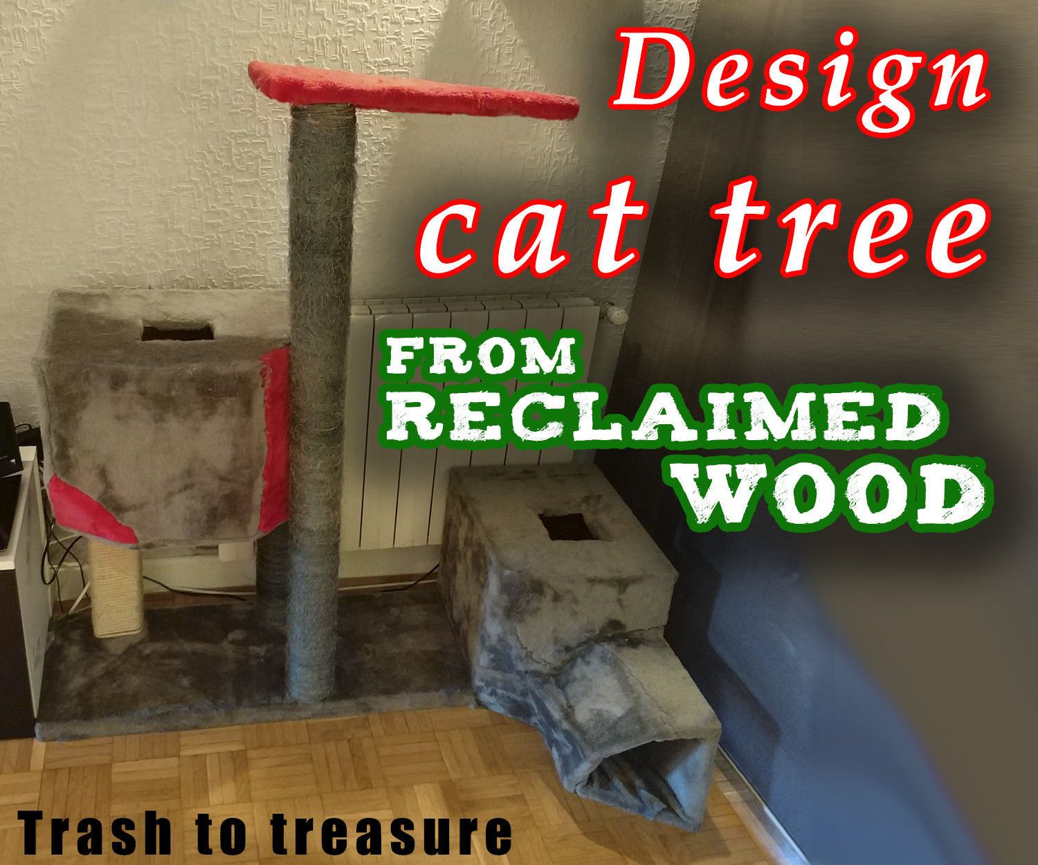 Reclaimed Wood DIY Design Cat Tree : 9 Steps (with Pictures ...