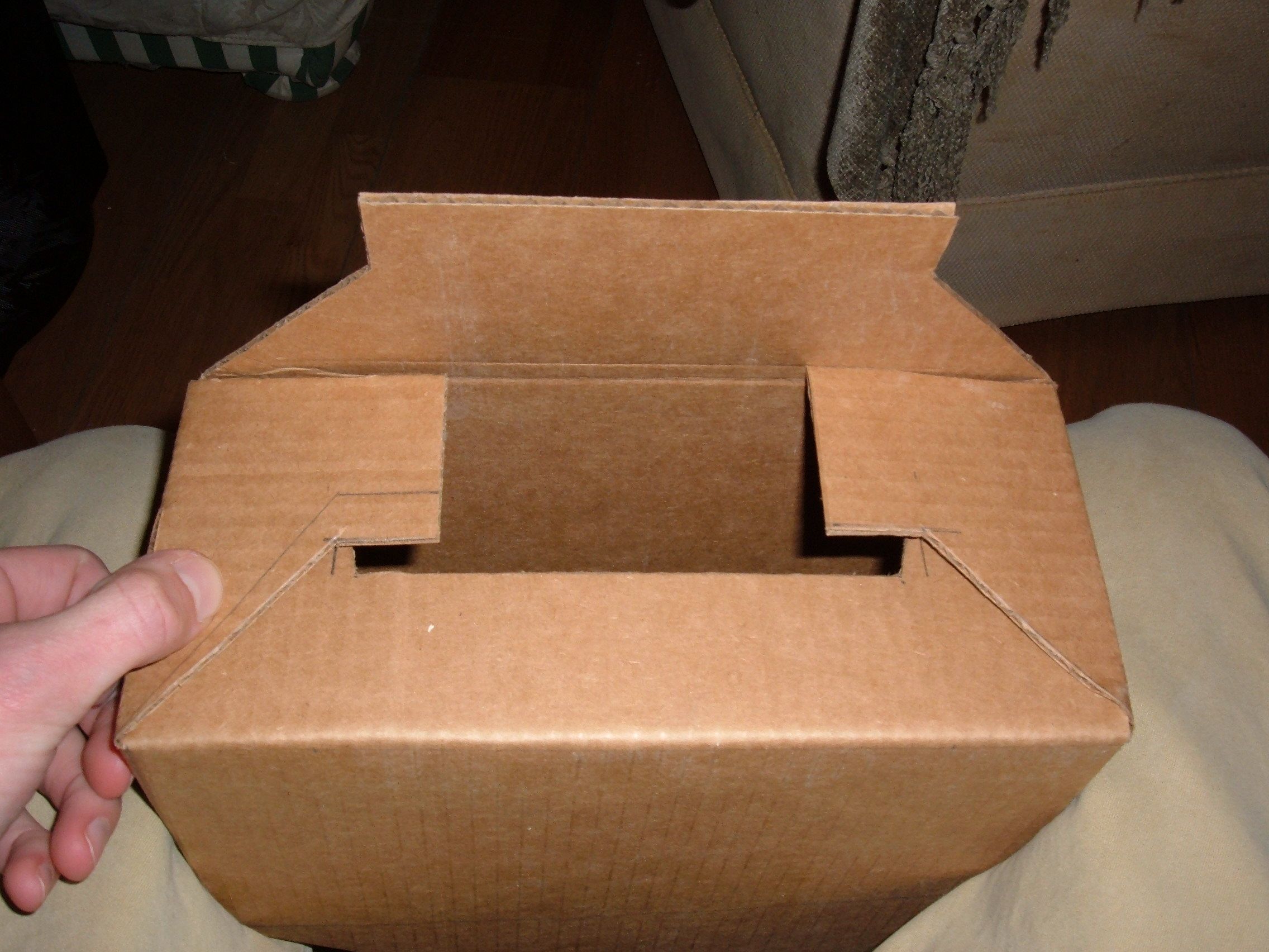 Cardboard Box Flap Holder