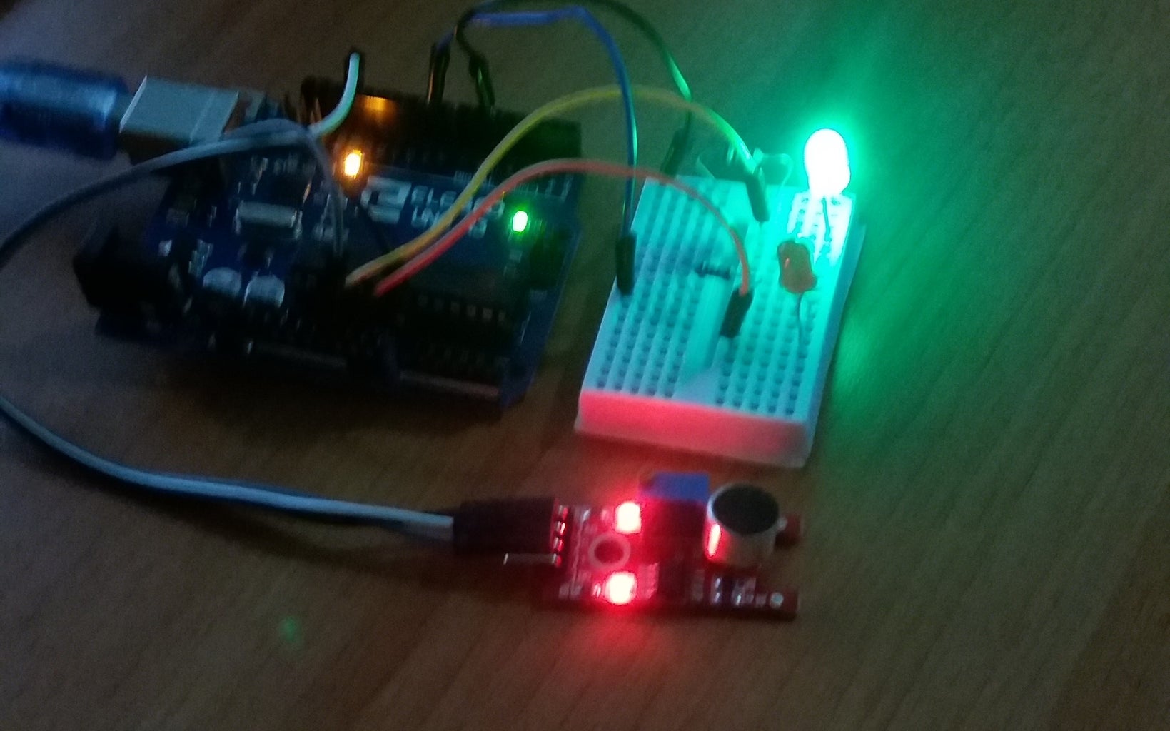 Ky 038 Microphone Sound Sensor Module With Arduino Control 45 Off
