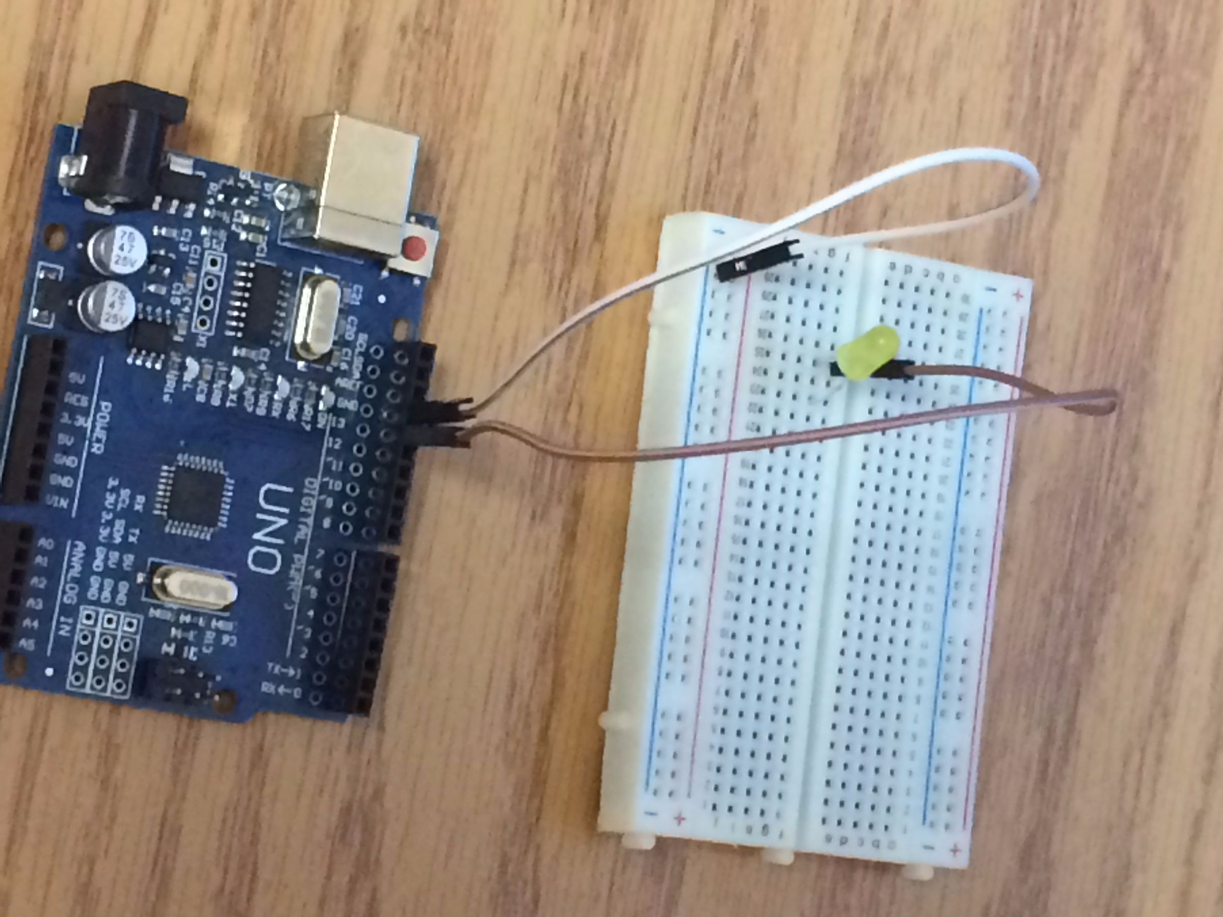 How to Make a Single LED Blink Using an Arduino Uno Board : 5 Steps ...