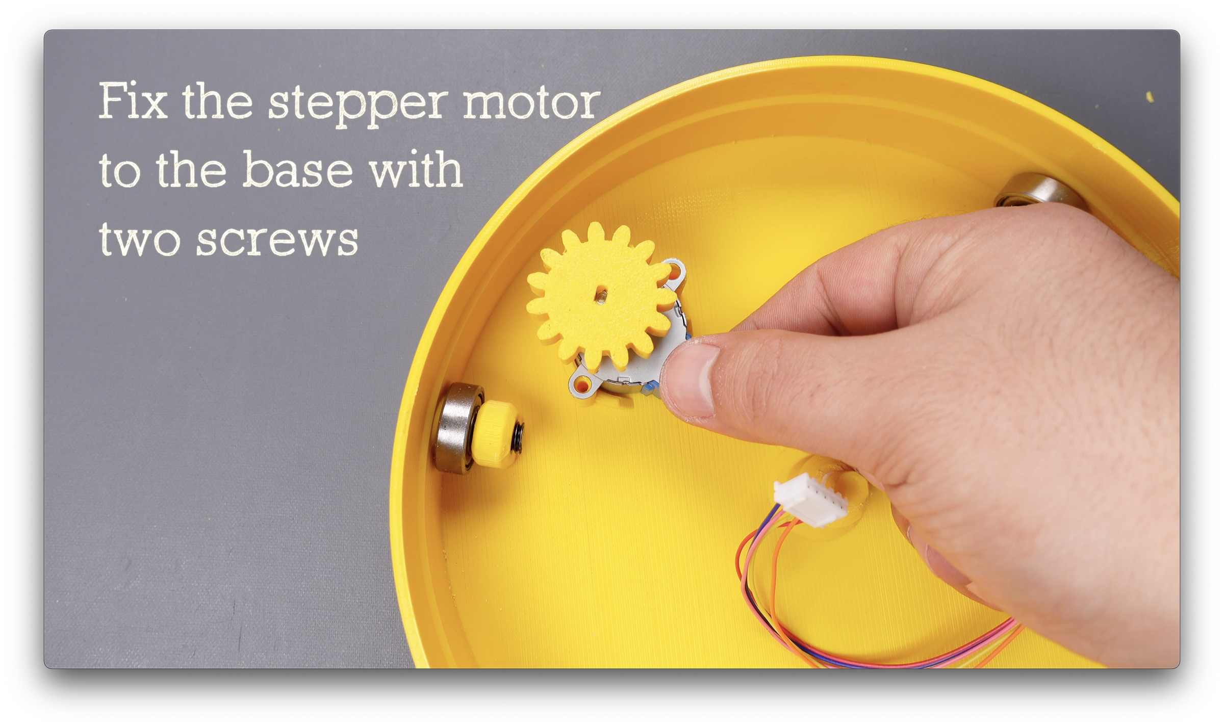 3D Printed Arduino Rotating Table With 28BYJ-48 Stepper : 6 Steps (with ...