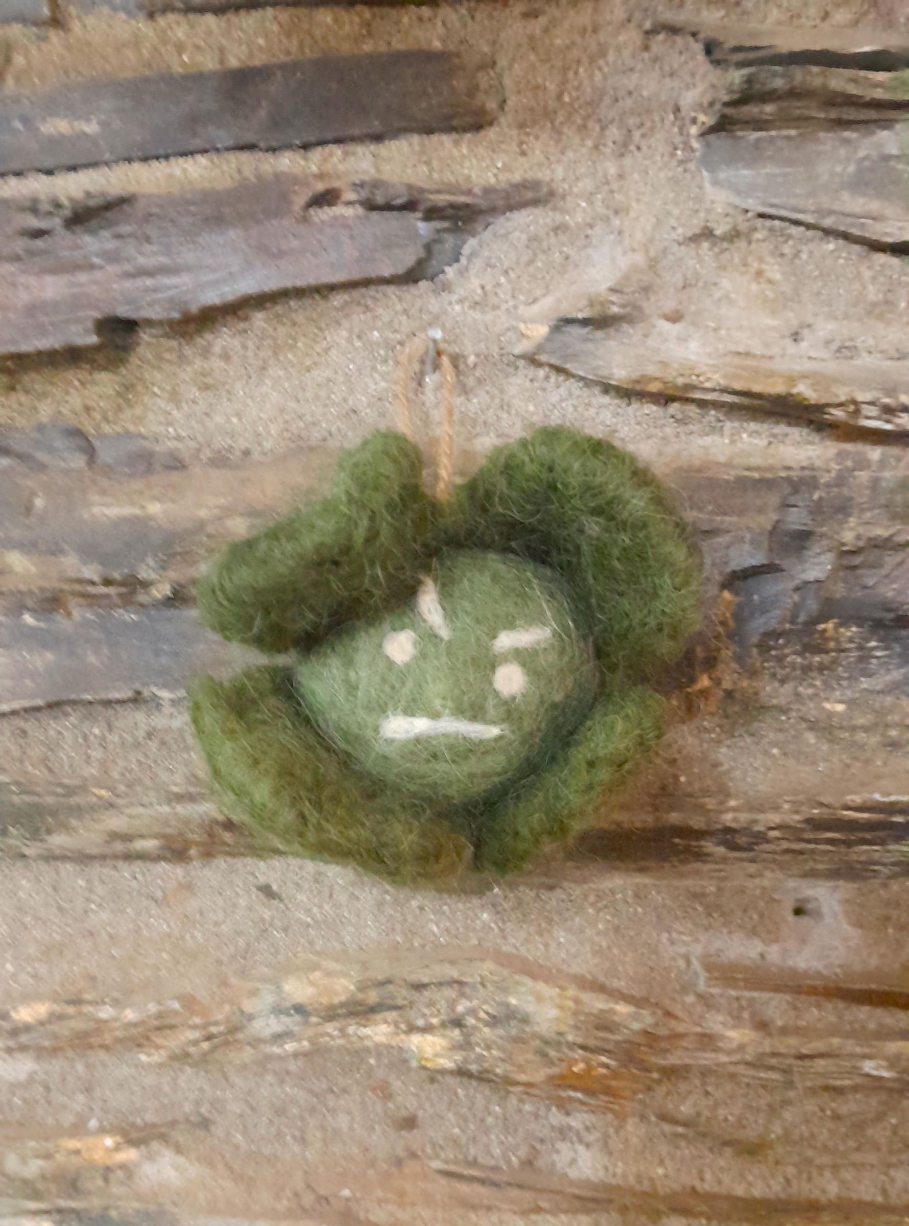 Russell Sprout - the Grumpy Sprout Needle Felting Kit - Create a Bauble ...