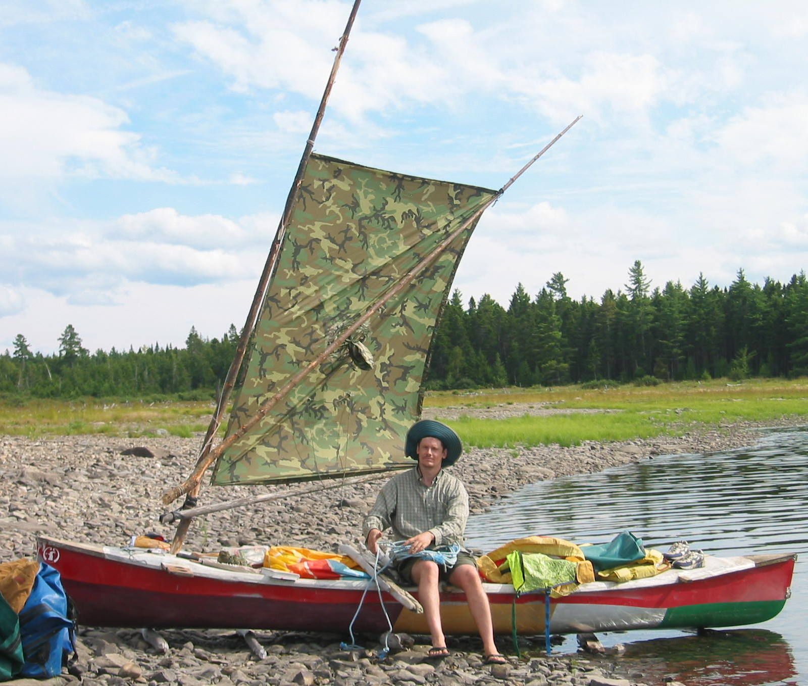 Canoe Sail : 5 Steps (with Pictures) - Instructables