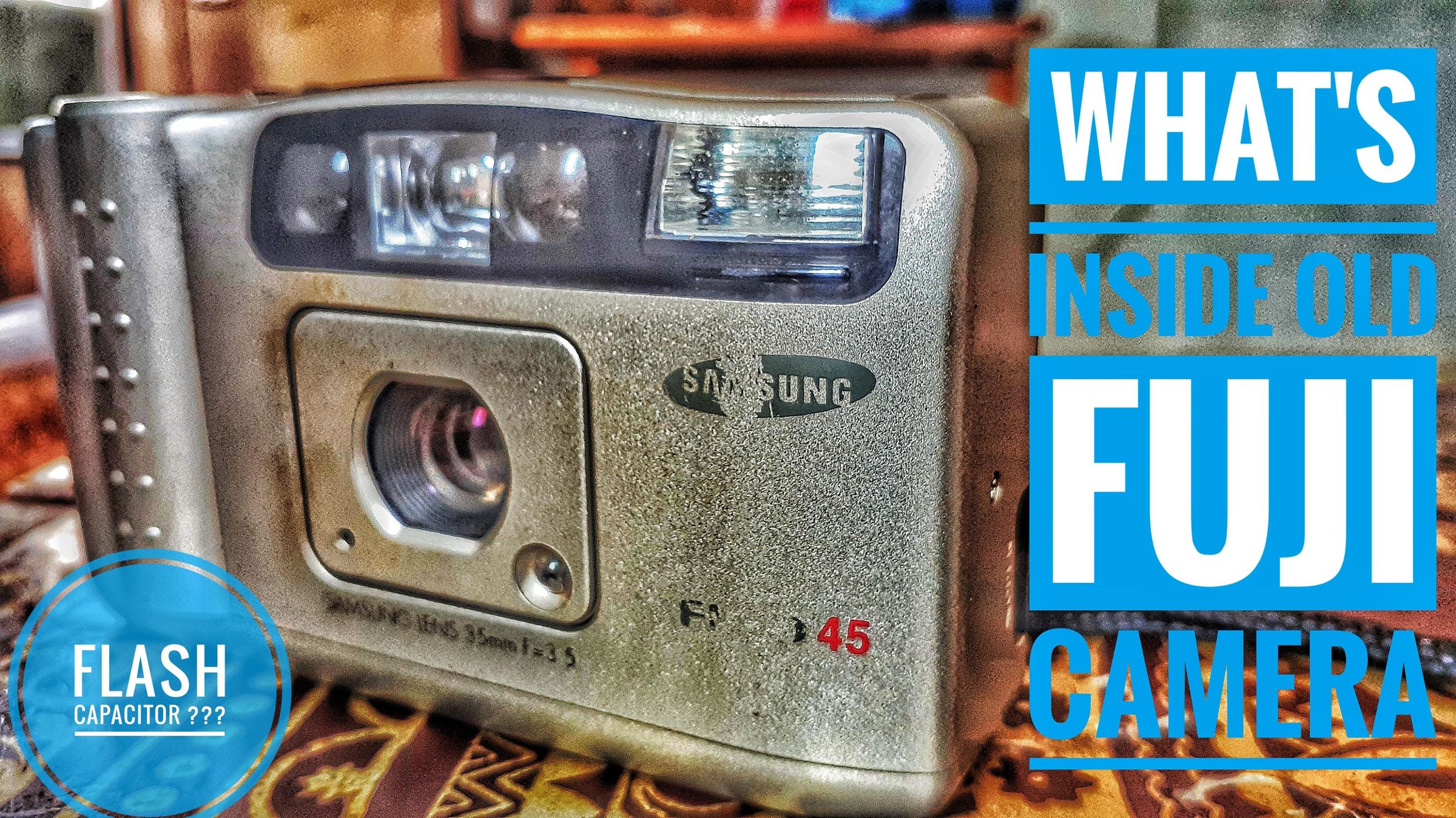 HOW DOES FUJI CAM WORKS ??FLASH CAPACITOR?? : 8 Steps - Instructables