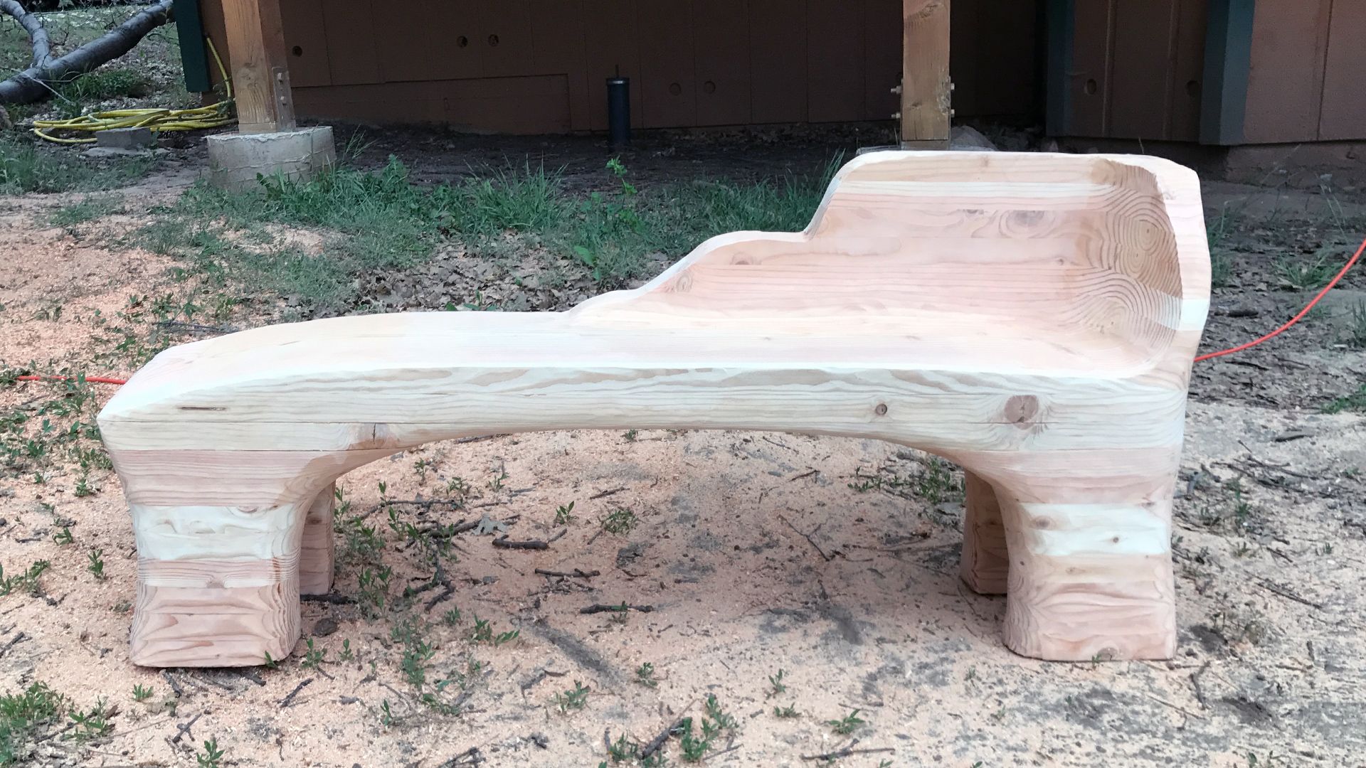 Power-Carved Lounge Bench : 14 Steps (with Pictures) - Instructables