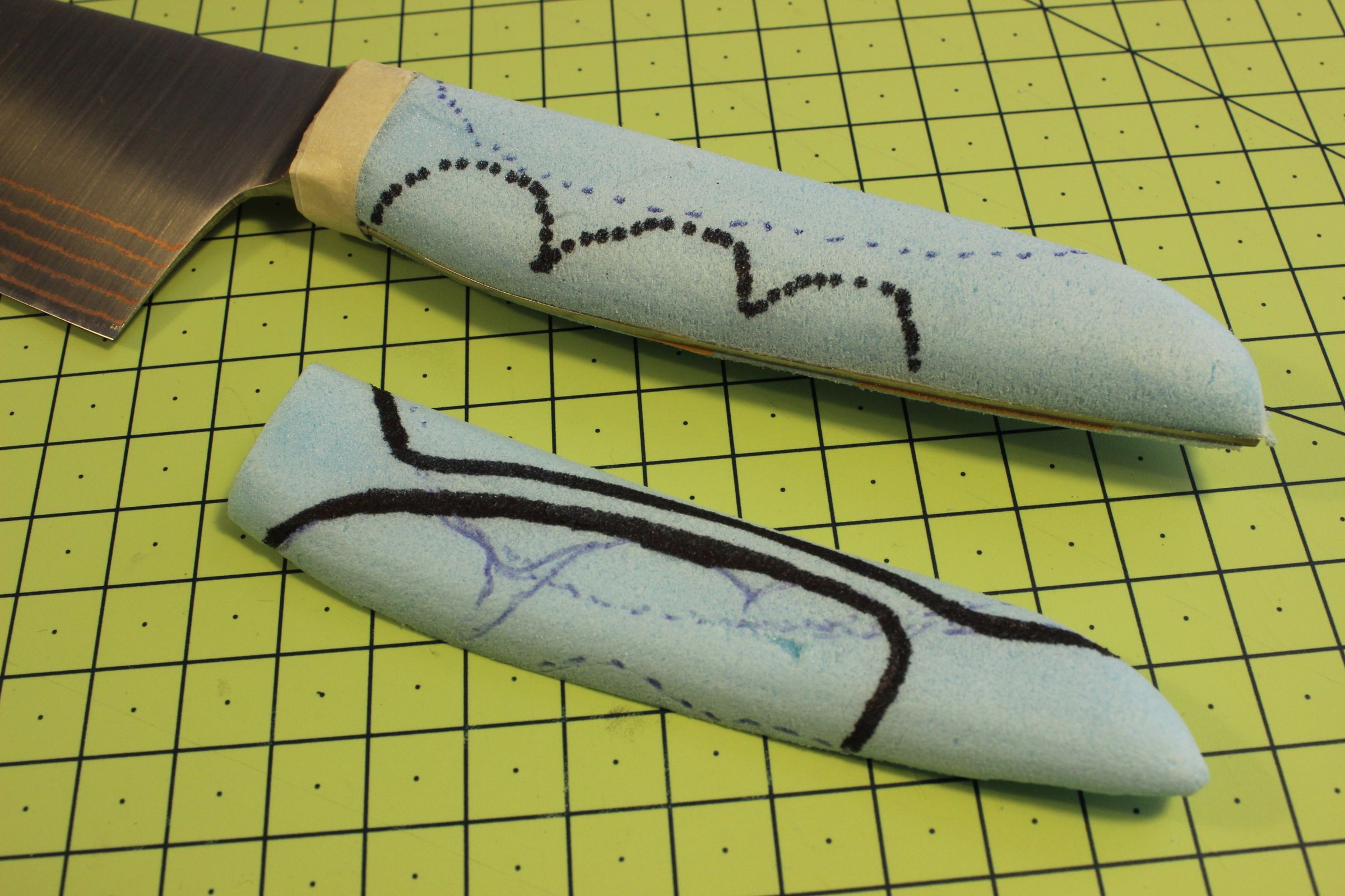 Designed by Touch: a Dual Polymer Knife Handle : 11 Steps (with ...
