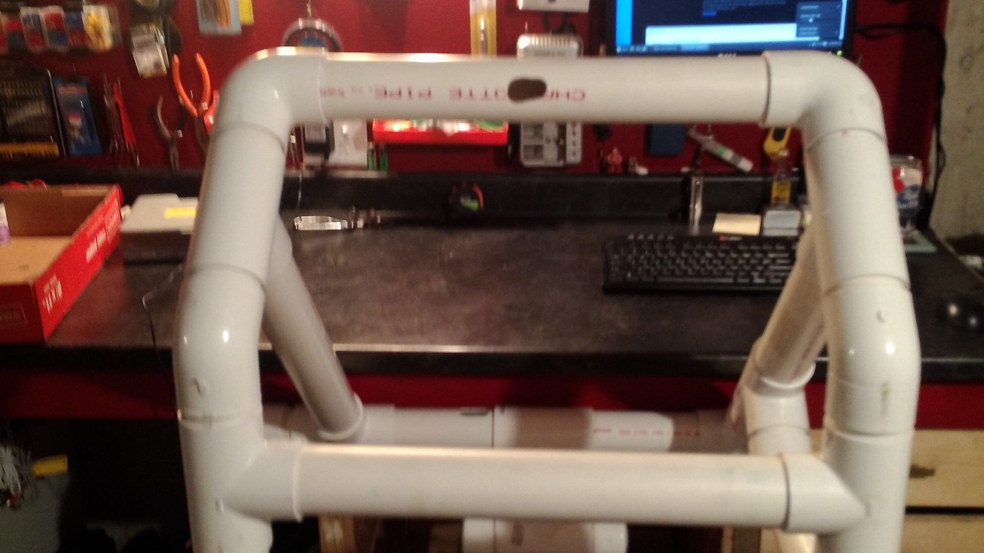 PVC Racing Simulator Pod : 5 Steps (with Pictures) - Instructables