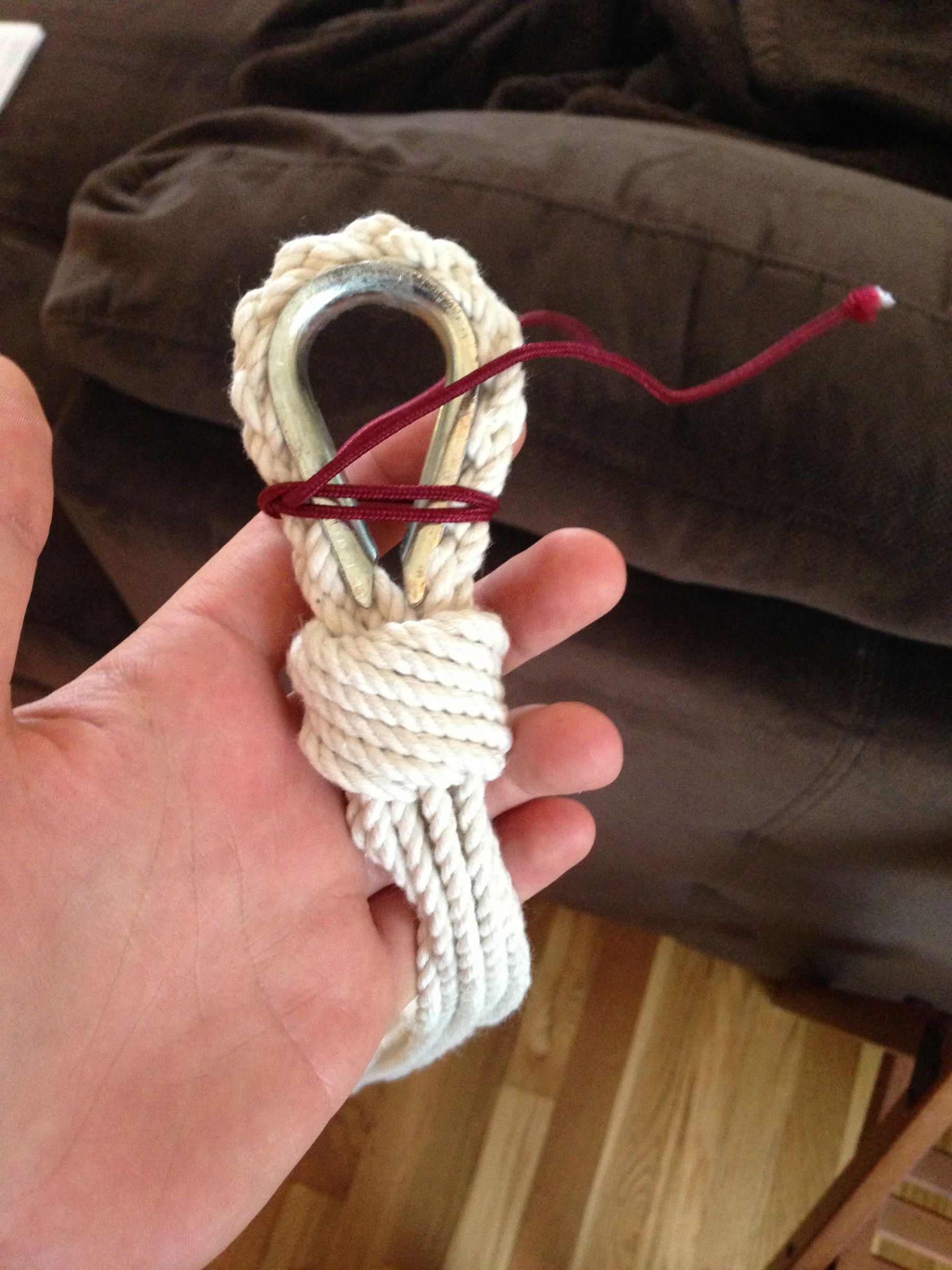 How to Make a Plant Hanger Out of Rope : 10 Steps (with Pictures ...