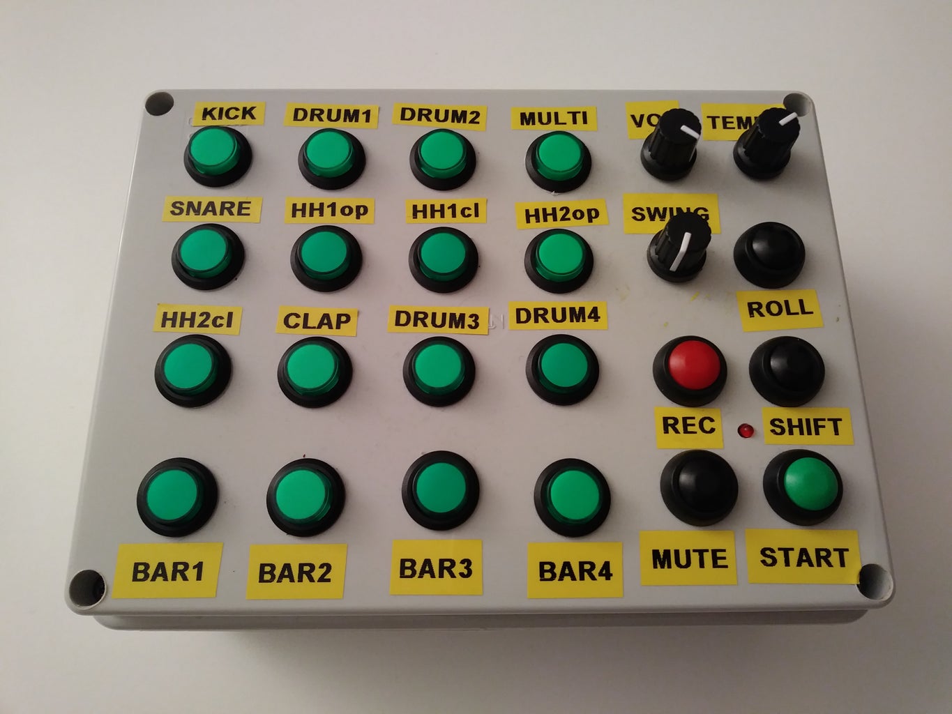 Arduino Midi Rhythm Section Sequencer 8 Steps With Pictures