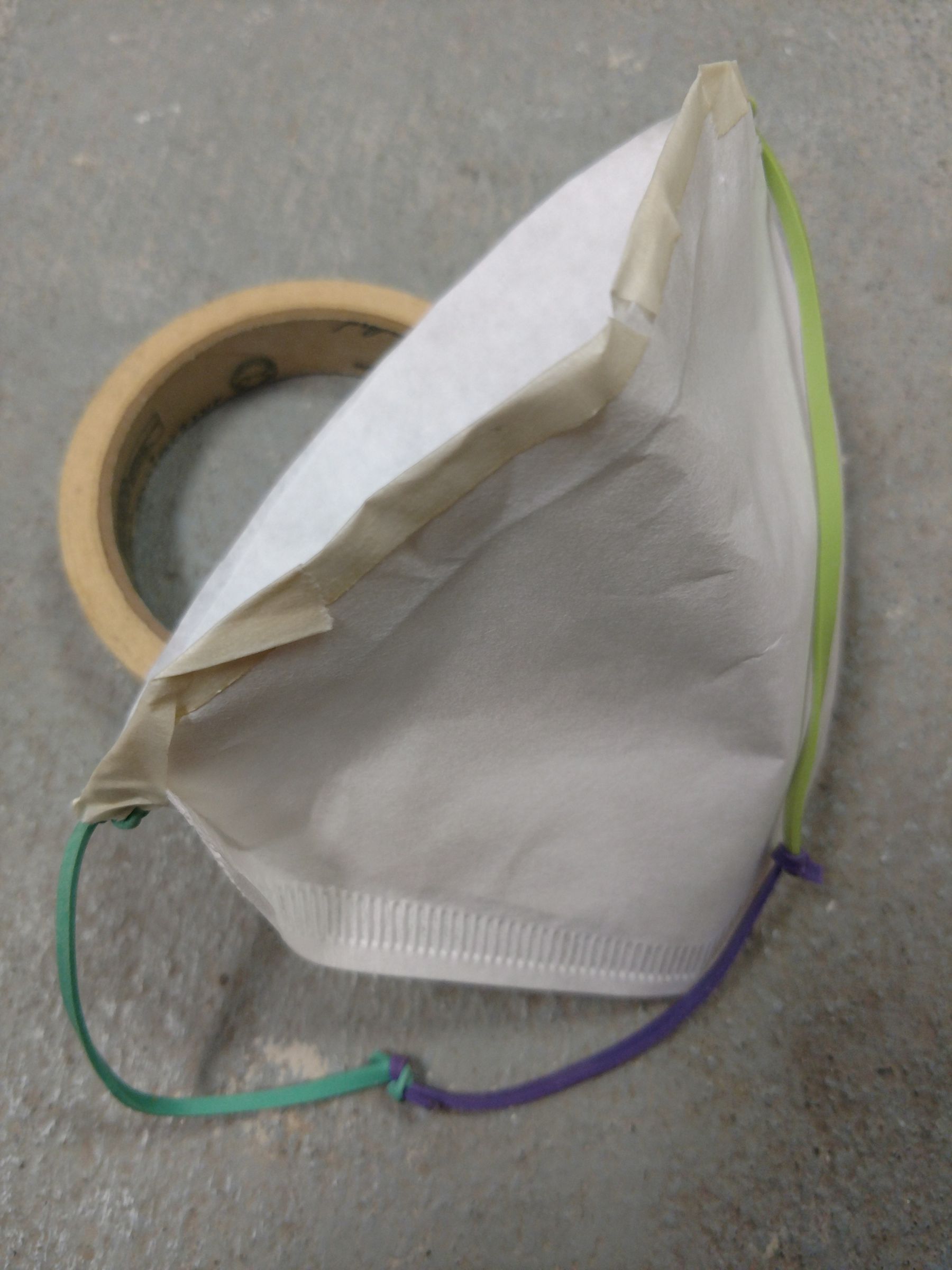 Coffee Filter Make-do Face Masks : 4 Steps - Instructables