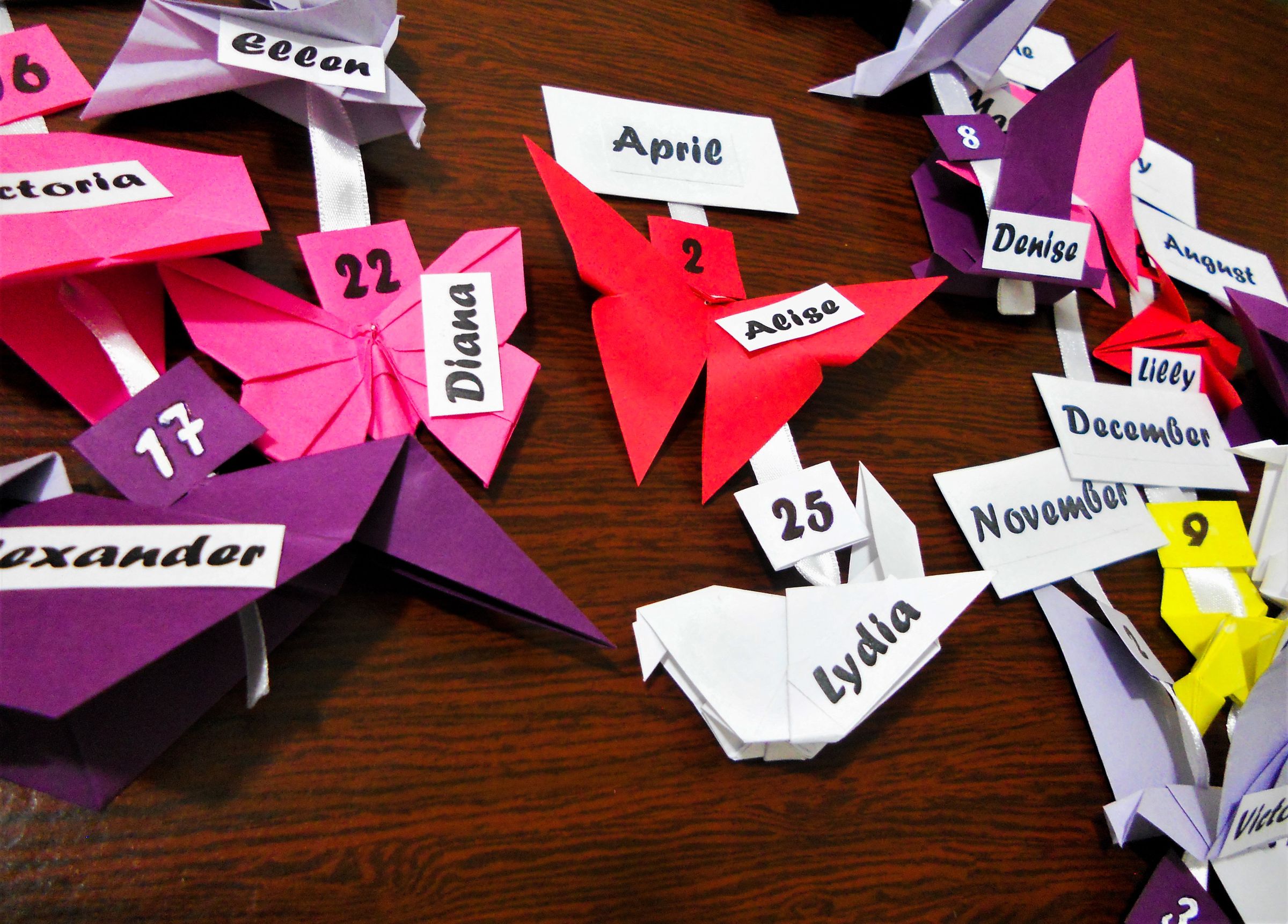 Origami Classroom Birthday Board : 7 Steps (with Pictures) - Instructables