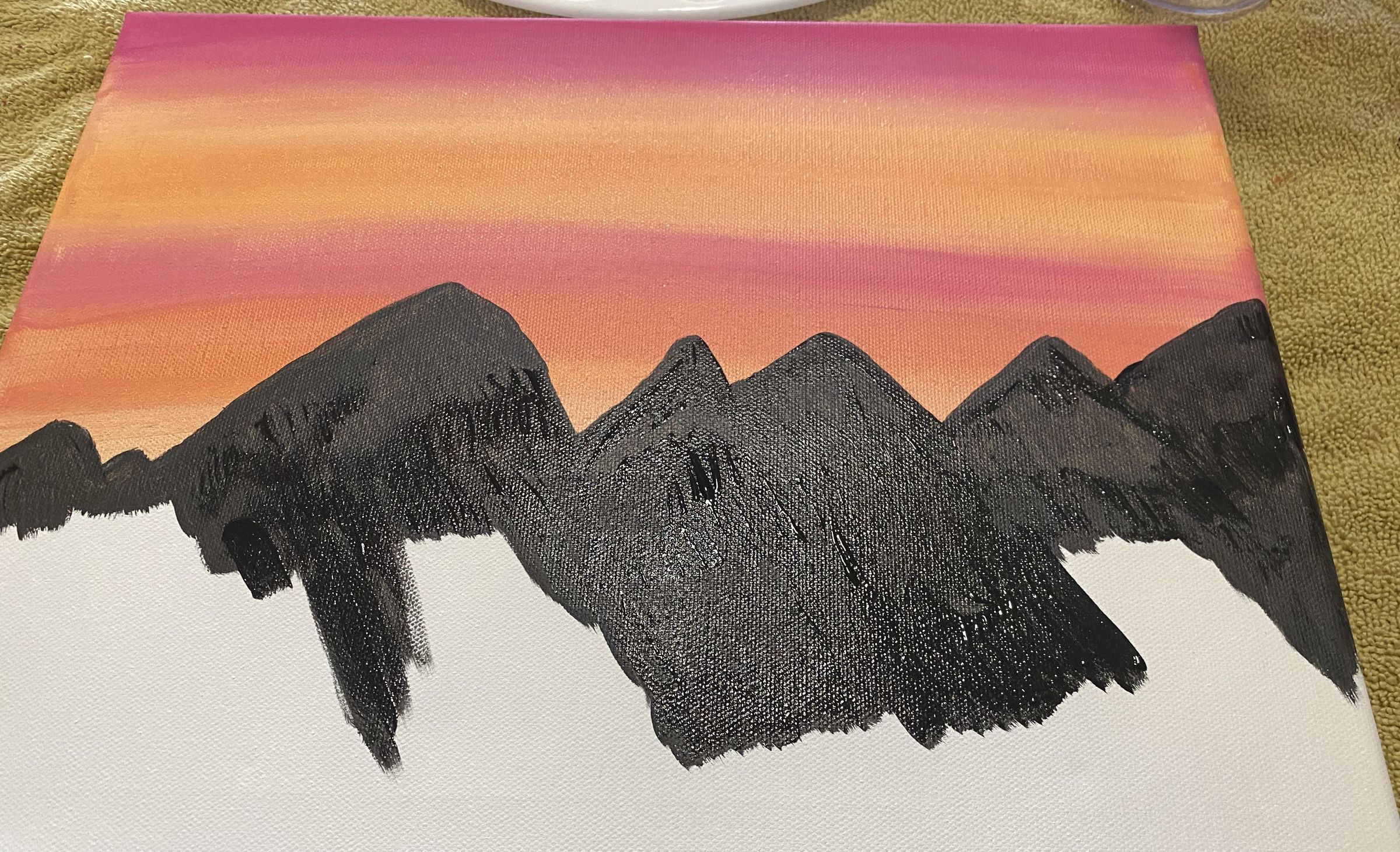 The Mountains at Sunset Painting : 8 Steps (with Pictures) - Instructables