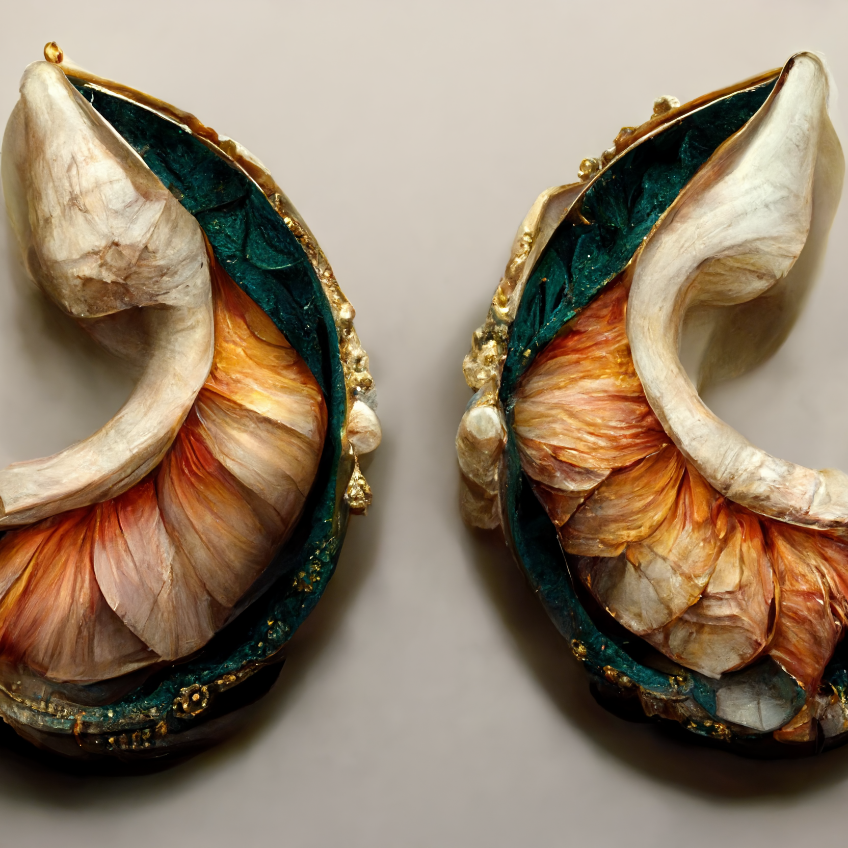 Photogammetry Conch Ear Dangler for Stretched Ears - Biotexture ...