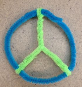 Create a Peace Sign From Pipe Cleaner! : 12 Steps - Instructables