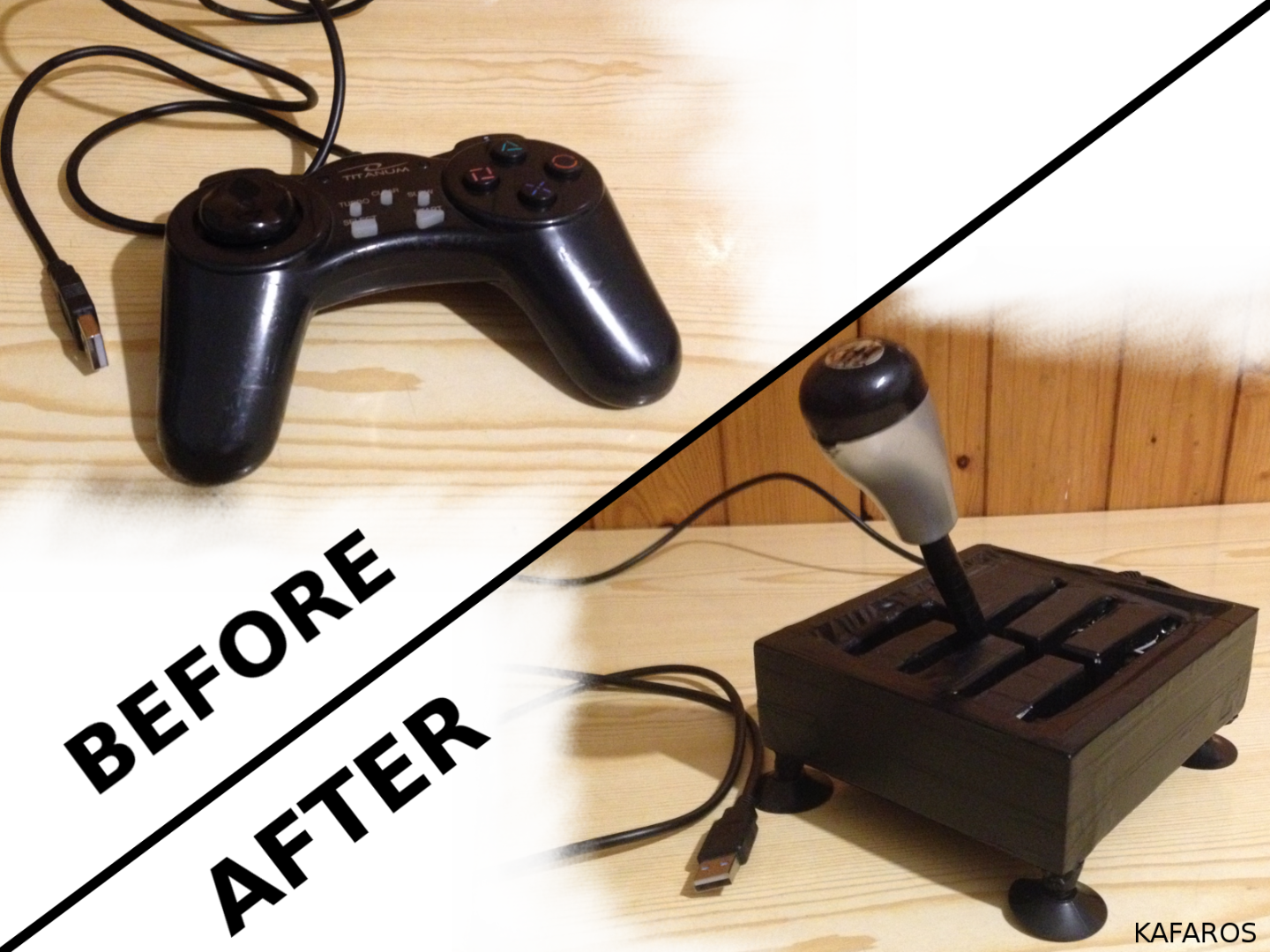 Gearbox for Computer,made From Old Joystick ( H-shifter ) : 8 Steps ...