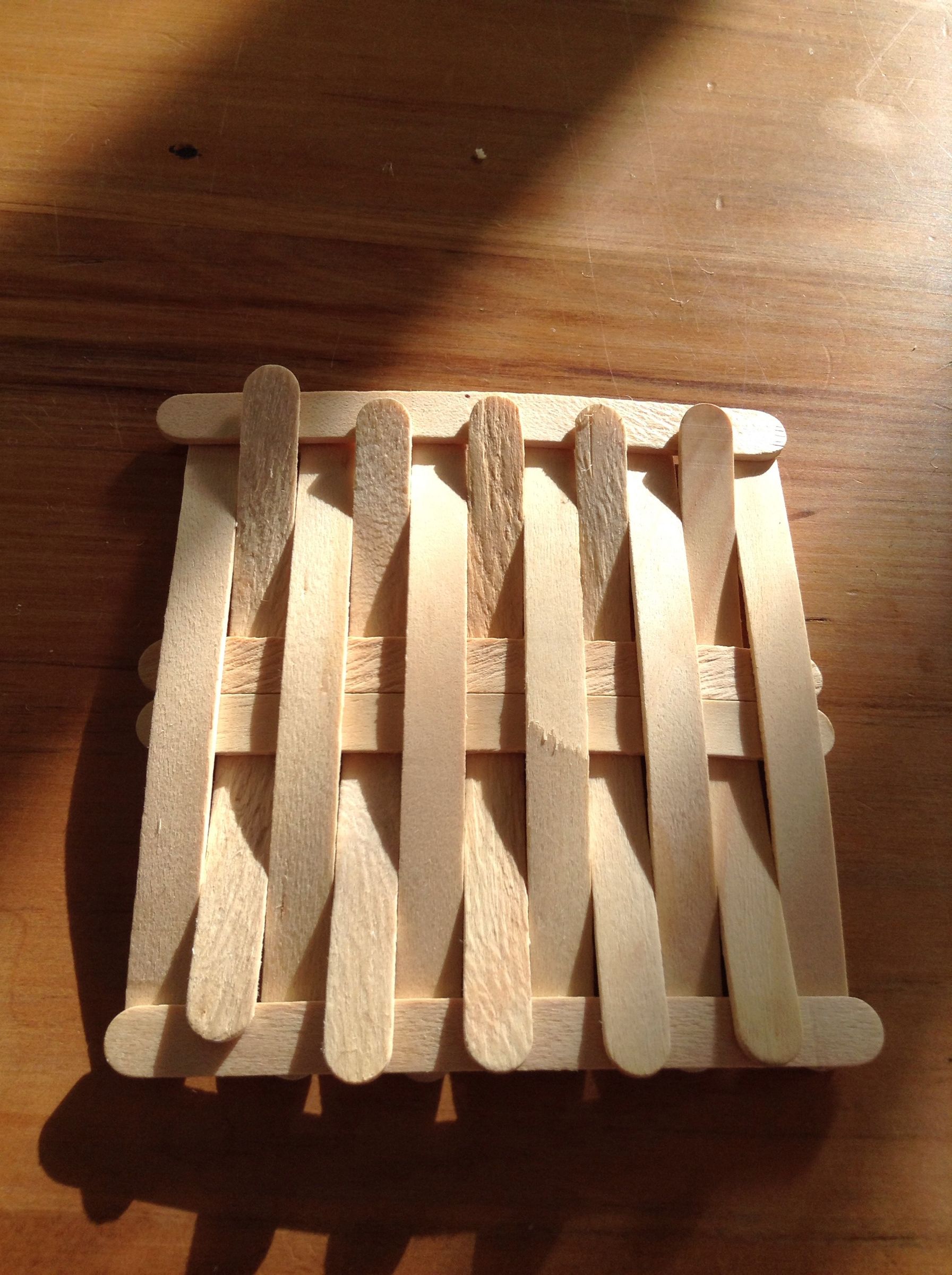 Popsicle Stick Coaster : 7 Steps (with Pictures) - Instructables