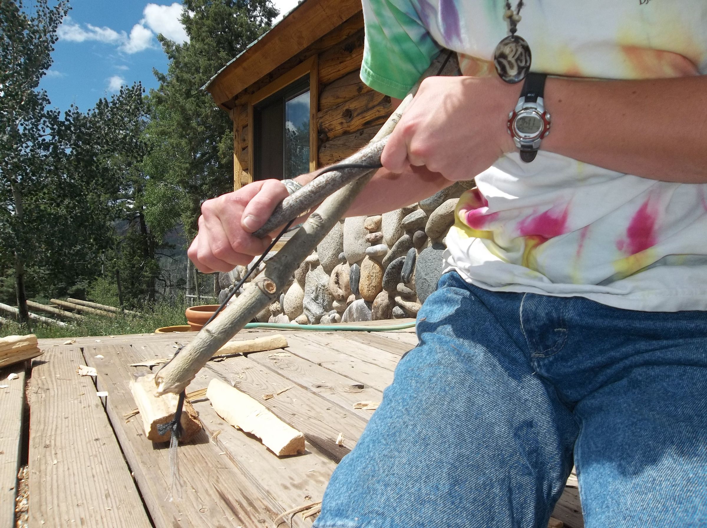 Primitive Fire Starting: the Bow Drill : 9 Steps (with Pictures ...
