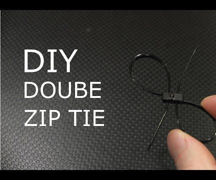 How to Make Double Zip Tie From Zip Ties - Instructables