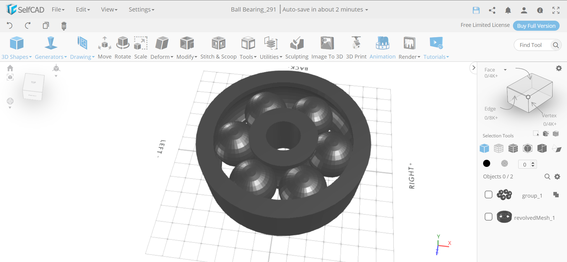 HOW TO CREATE a 3D BALL BEARING IN 3D MODELLING SOFTWARE : 9 Steps ...