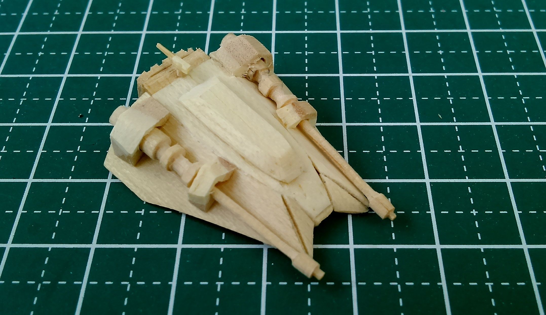 Mini Rebel Snowspeeder Popsicle Stick Model : 5 Steps (with Pictures ...