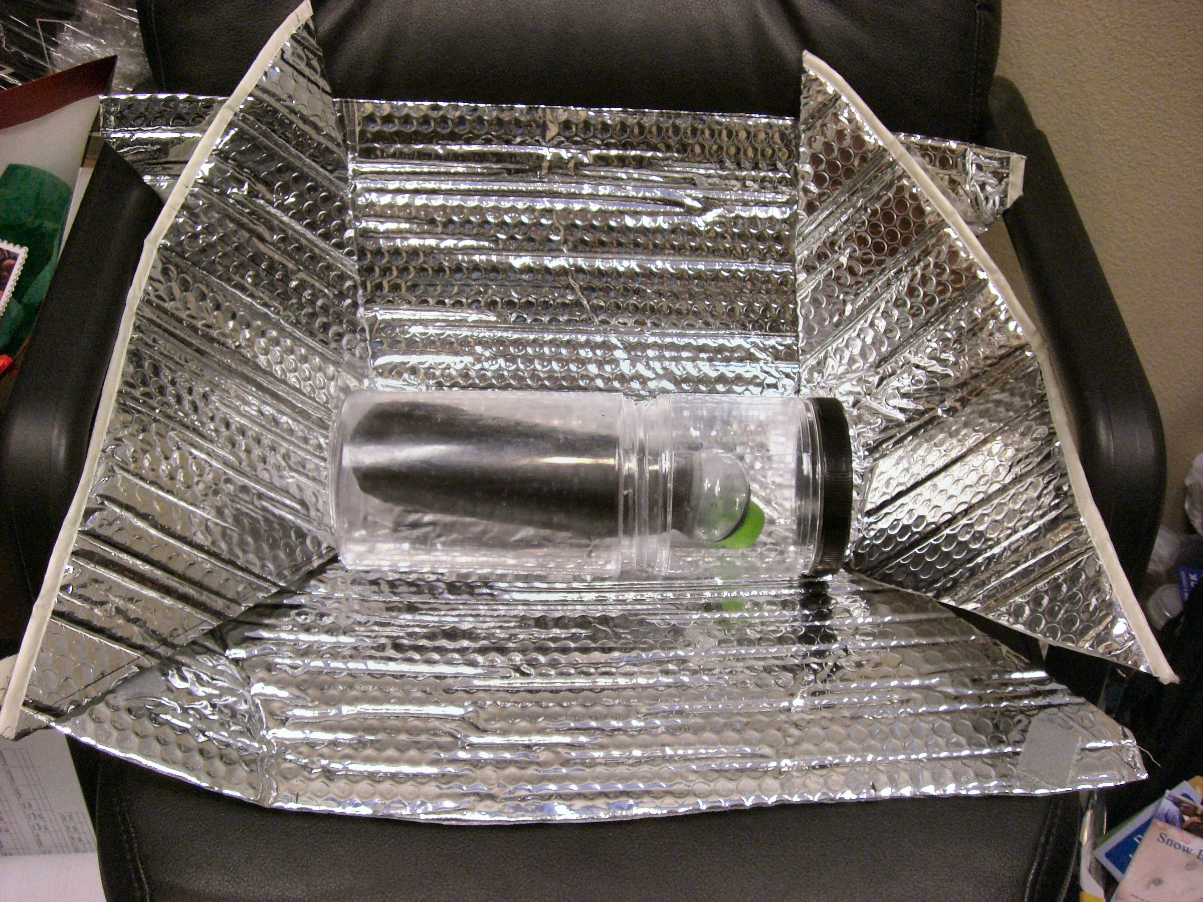 Solar Water Bottle Heater - Instructables