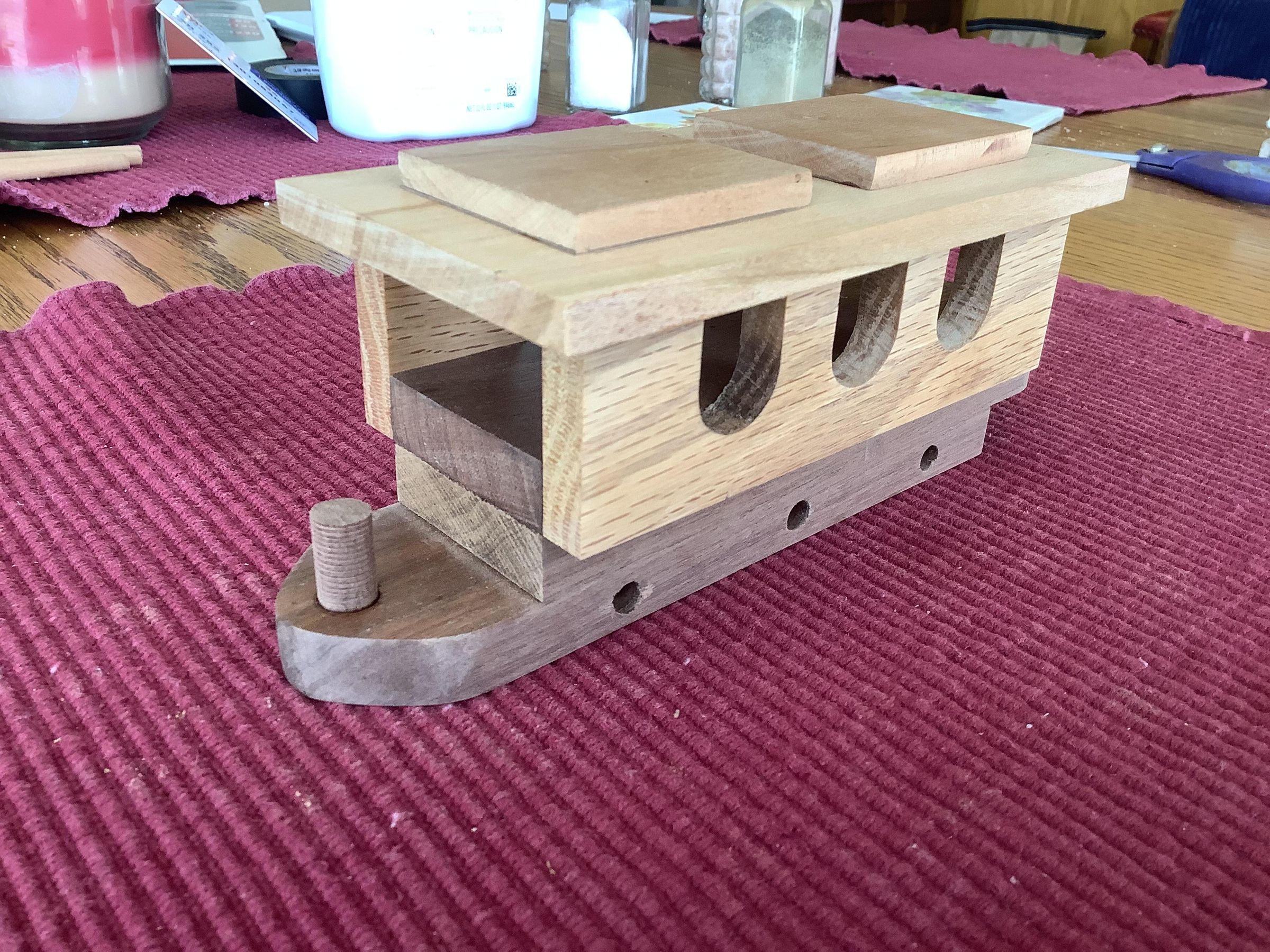 Miniature Wooden Train - 7 Car Set : 10 Steps (with Pictures ...