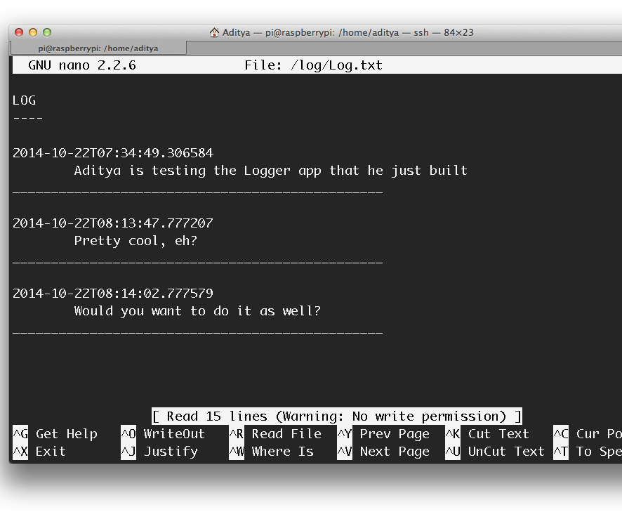 Terminal Logger 7 Steps Instructables 
