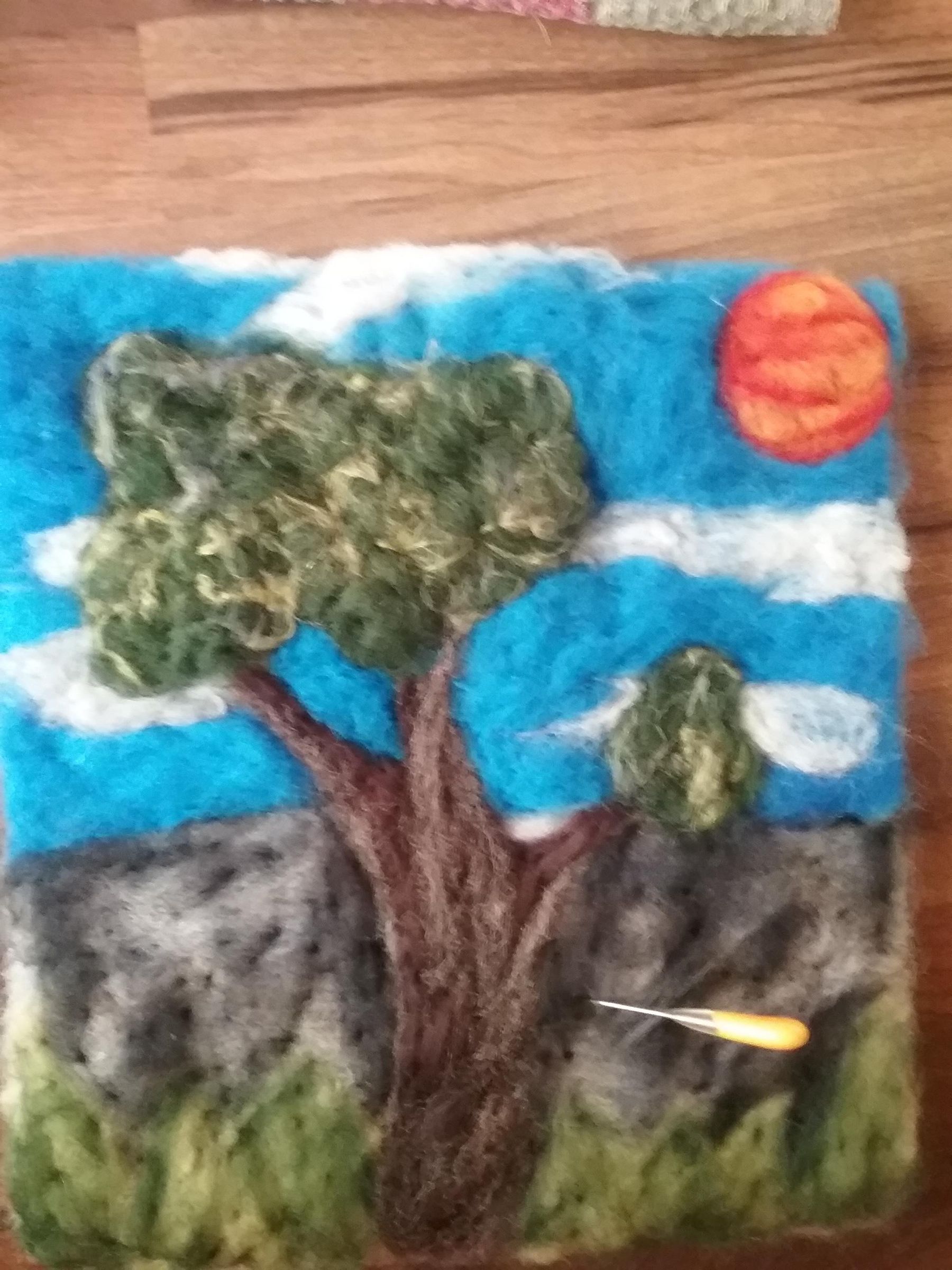 Kids Soft Felt Puzzle Using Needle Felting on Dissolving Paper : 7 ...