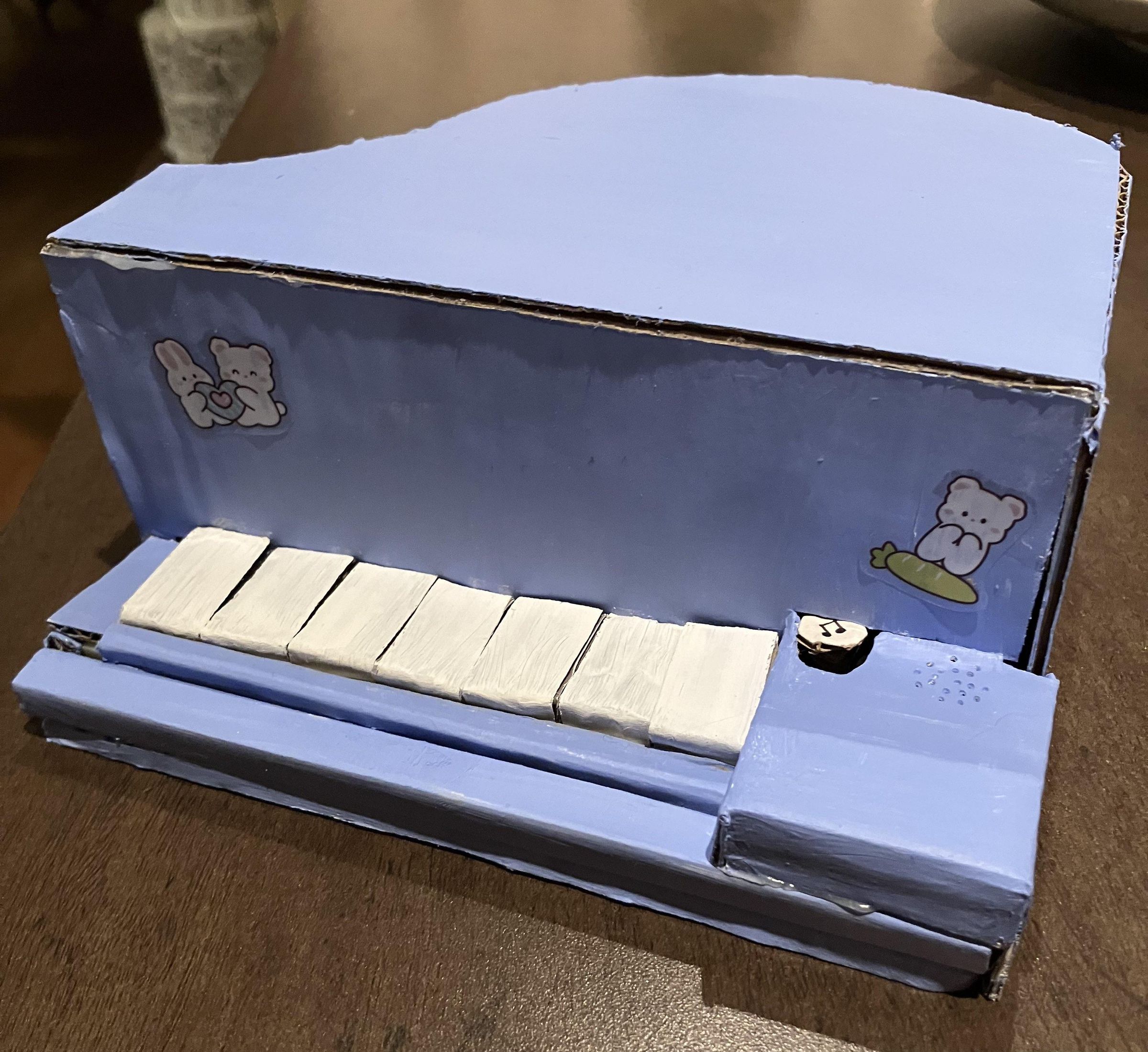 A Mini Cardboard Piano : 7 Steps - Instructables
