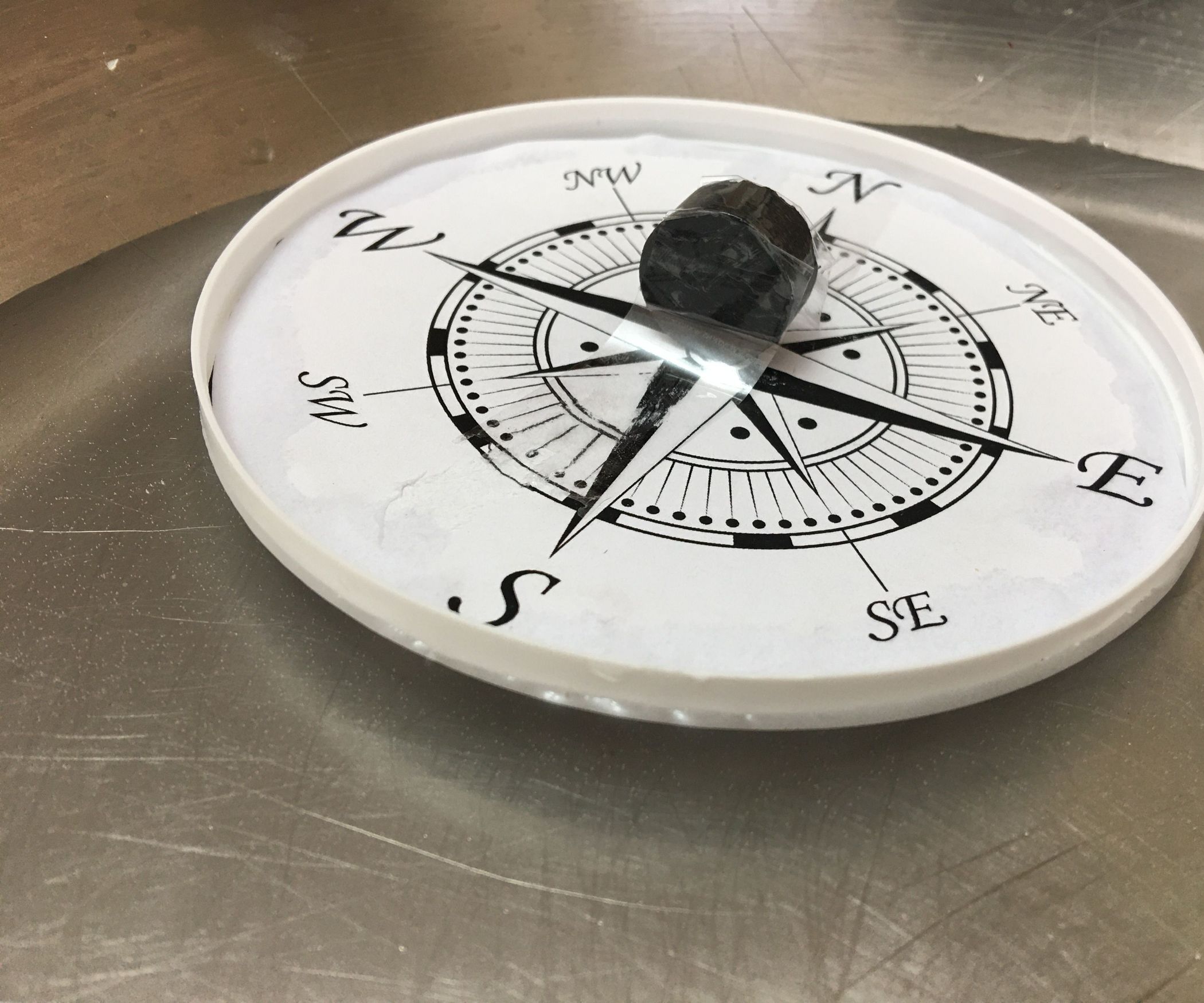Make Your Own Working Compass ! : 5 Steps - Instructables