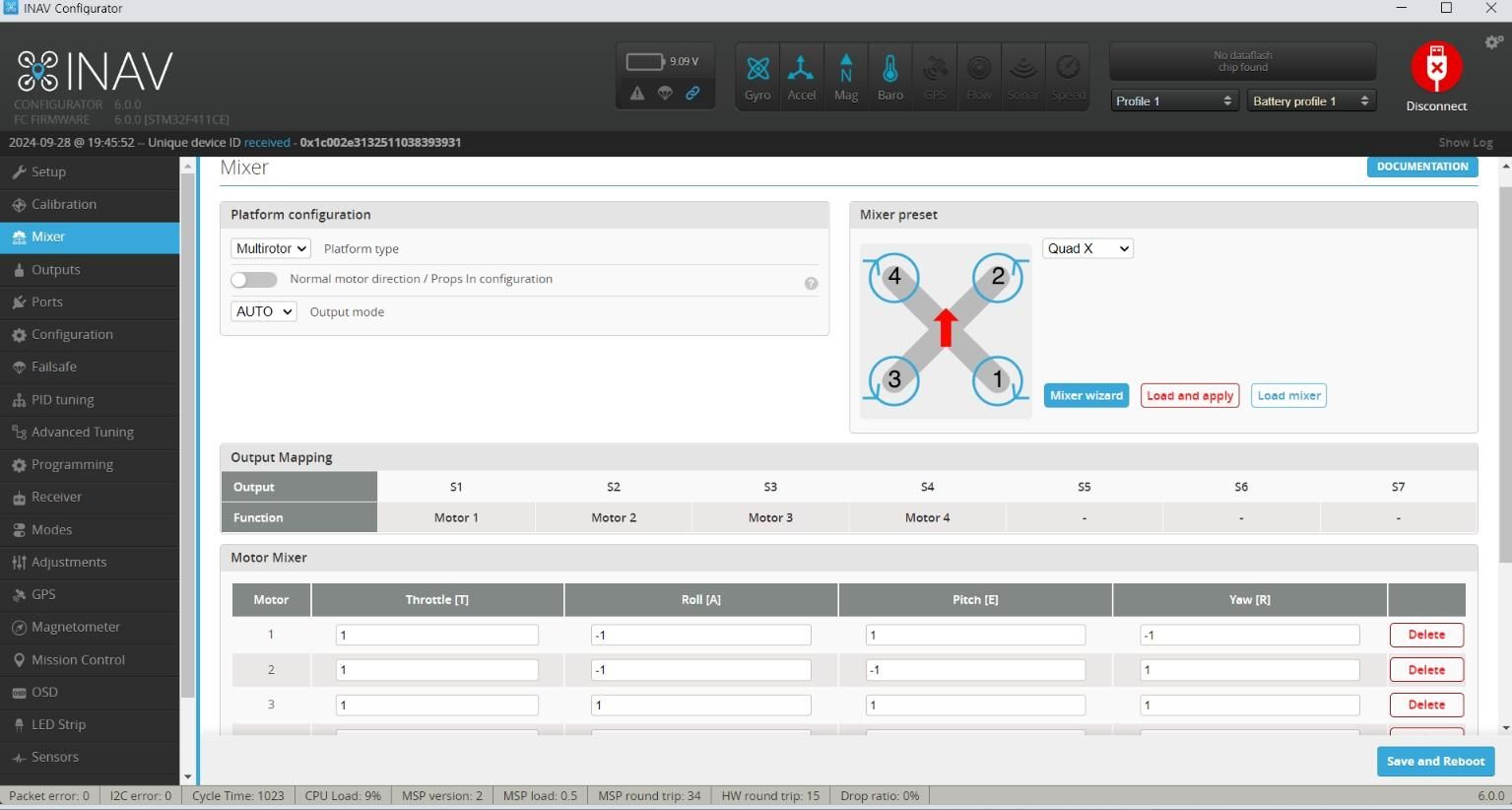 Building a Quadcopter Using INVA Software and STM32F411CEU6 : 12 Steps ...