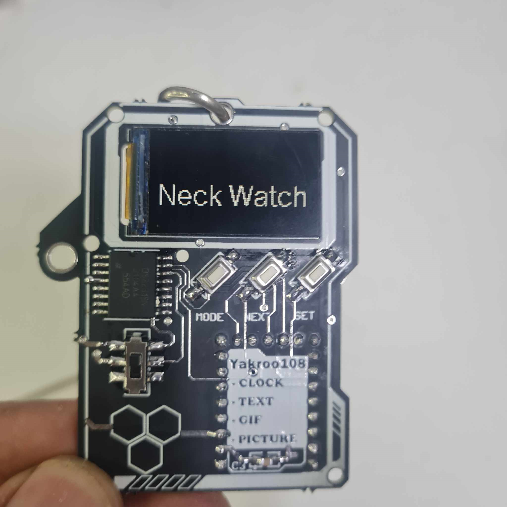 Neck Watch PICO ZERO(cyberpunk) : 6 Steps - Instructables