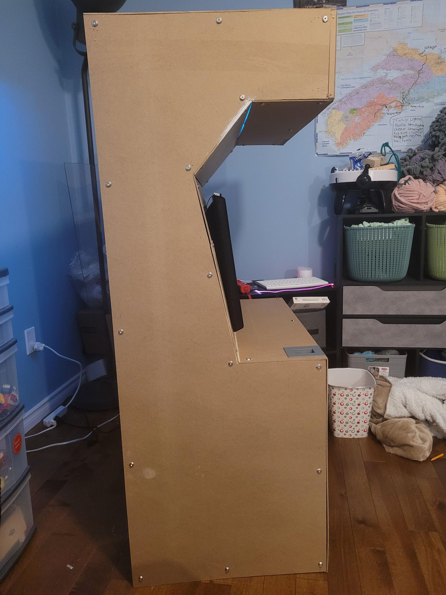 CNC Arcade Cabinet - Built From a Nintendo Wii! : 22 Steps (with ...