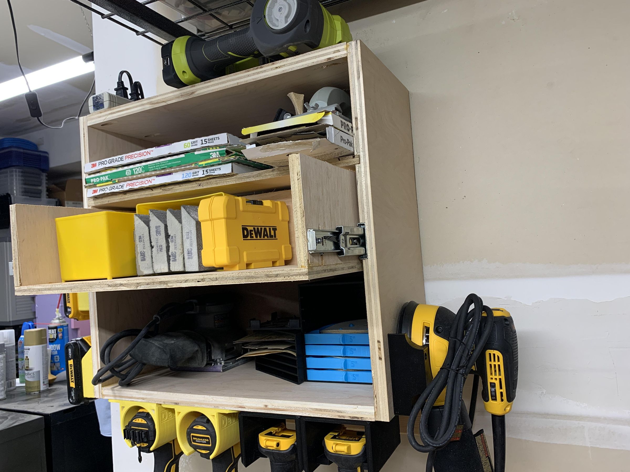 Drill and Sander Storage : 9 Steps (with Pictures) - Instructables