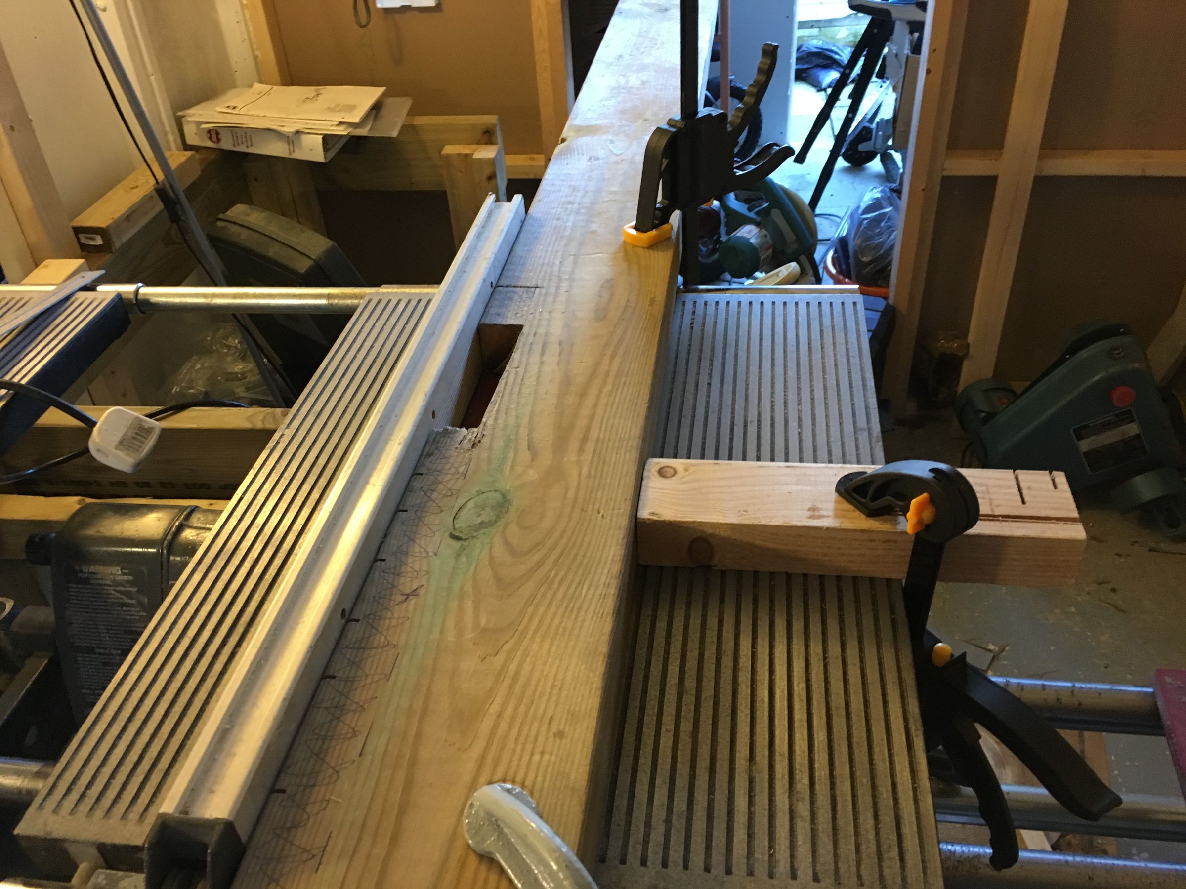Heavy Duty Workbench With Chop Saw : 9 Steps (with Pictures ...