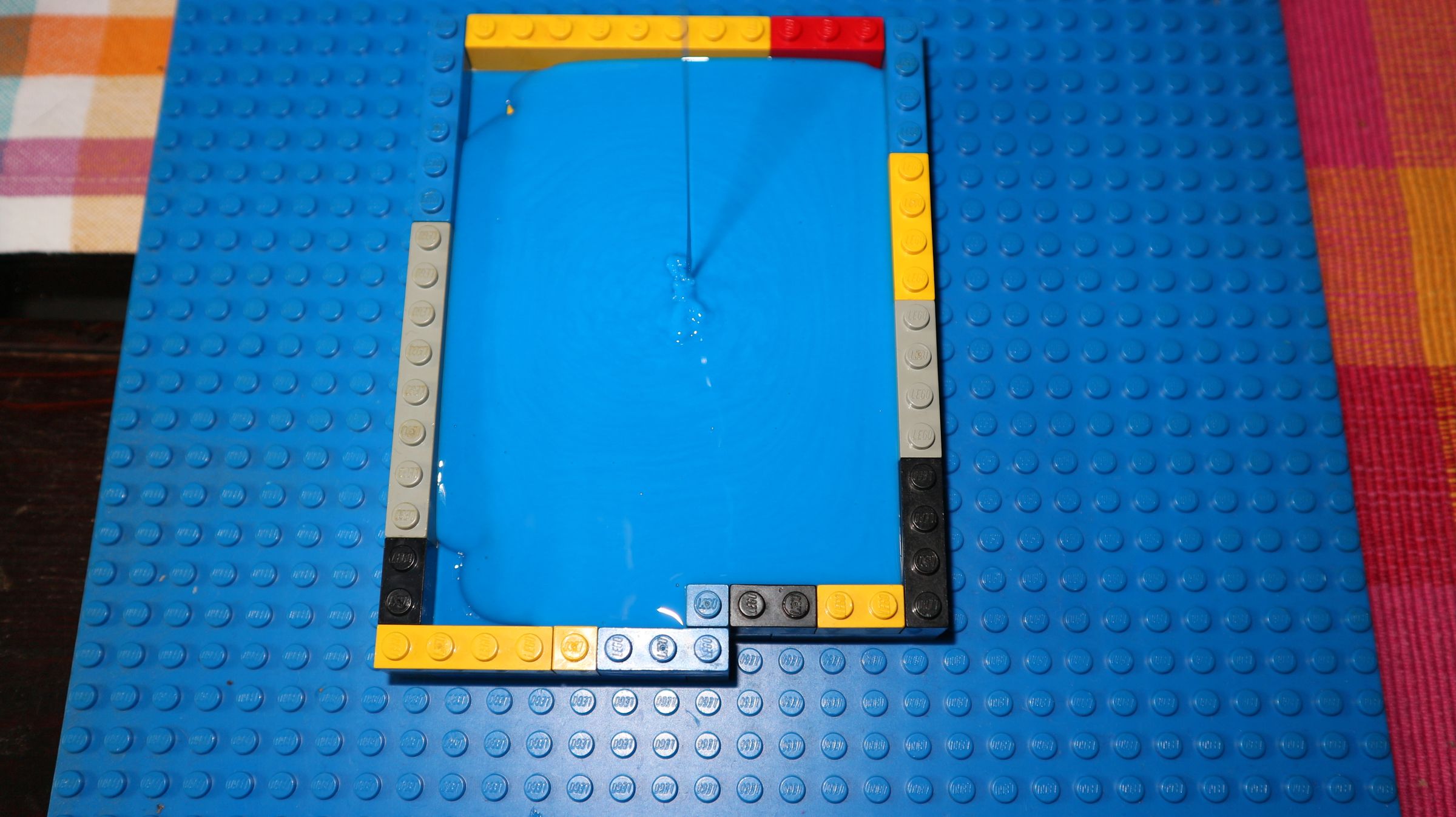 How to Make a Mould From Lego Out of Silicone & Make Bricks Out of ...