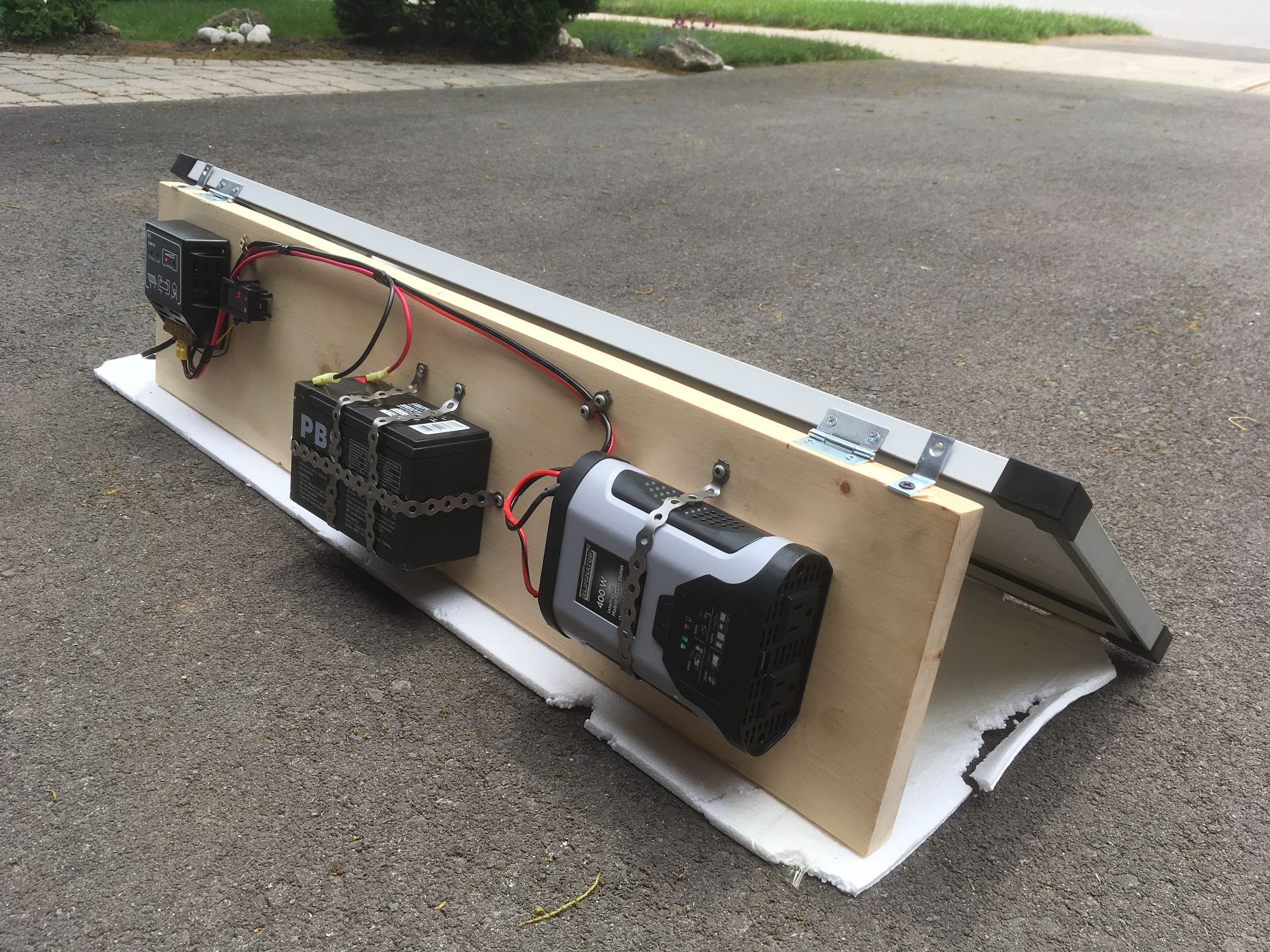 Portable Low Cost DIY Solar Panel Setup : 4 Steps (with Pictures ...