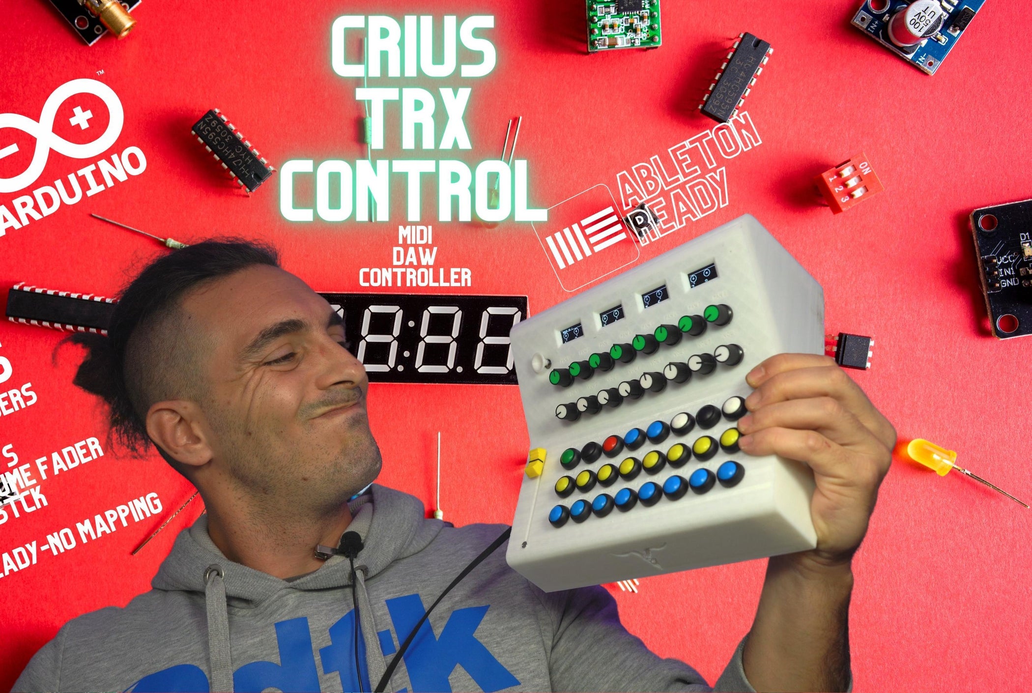 Arduino MIDI DAW Controller - Crius TRX Control V1.0 : 23 Steps (with Pictures) - Instructables