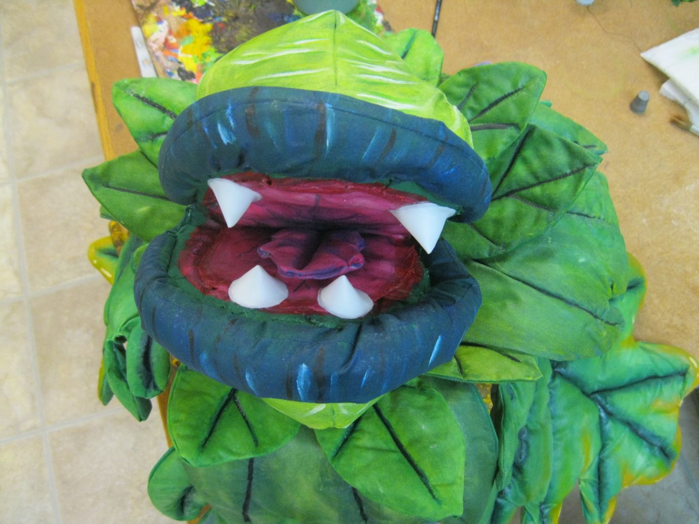 Audrey II Hand Puppet Little Shop of Horrors Halloween Prop : 3 Steps ...