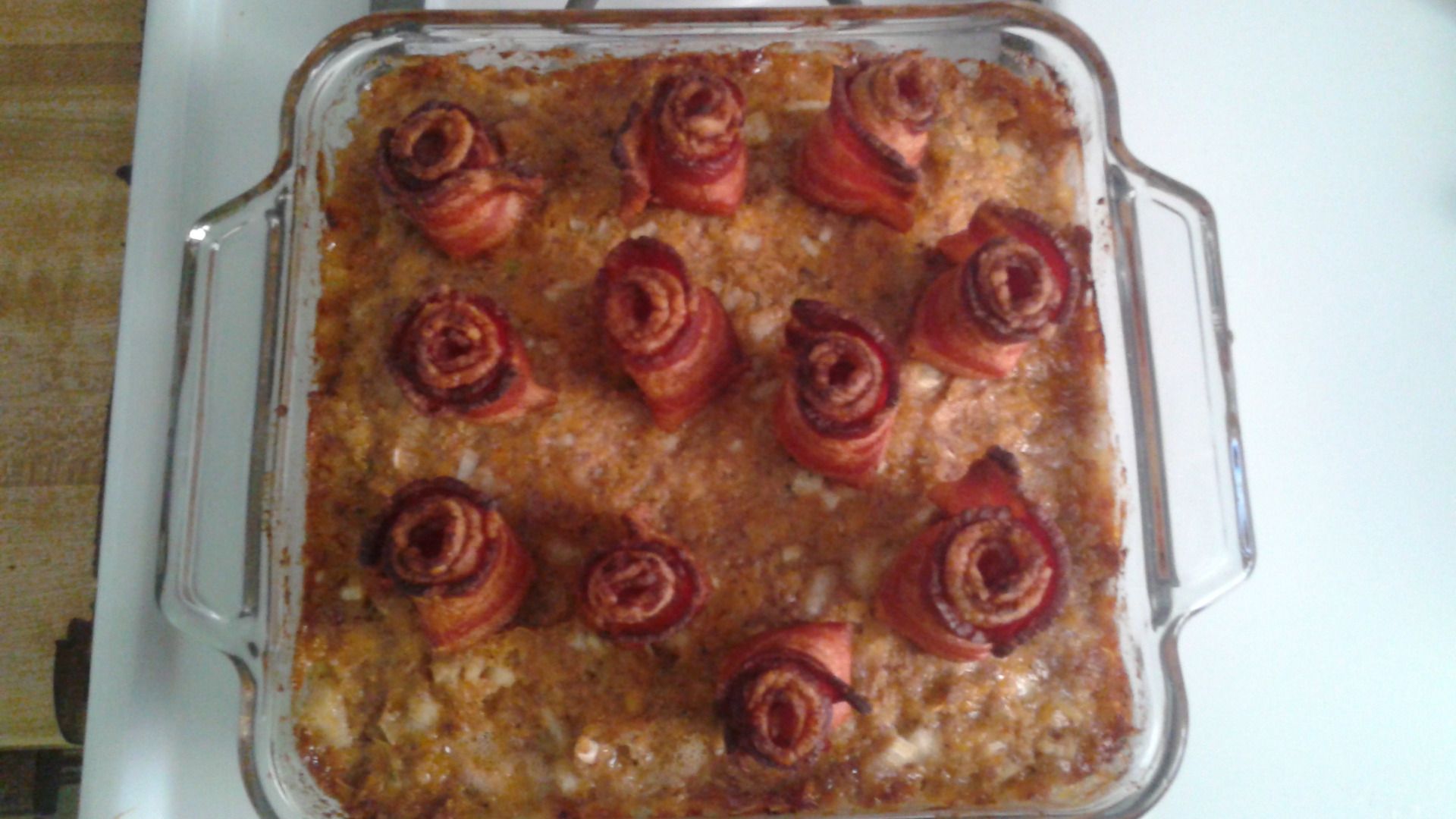 Anniversary Meat Cake With Bacon Roses : 6 Steps - Instructables
