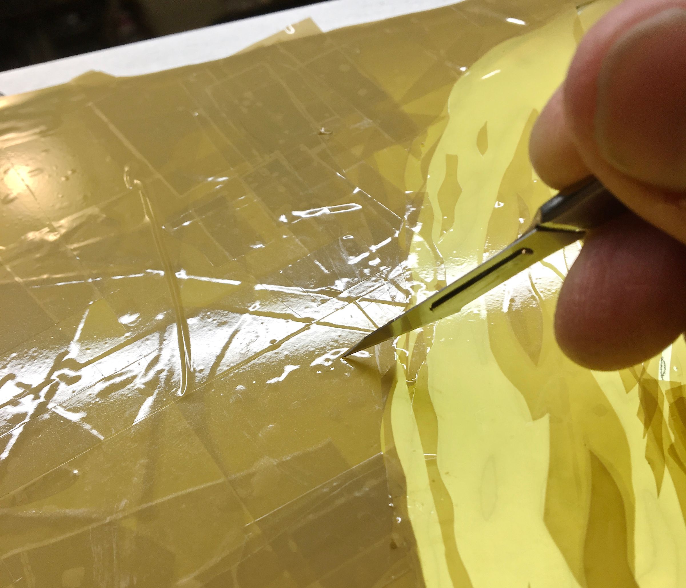 Packing Tape Masterpiece Window Art : 7 Steps (with Pictures ...