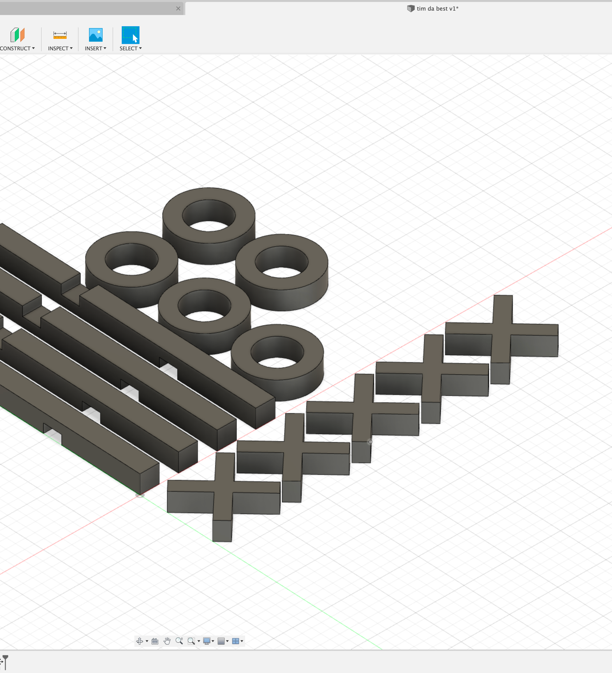 Tic Tac Toe- 3D Printing and Modeling : 4 Steps - Instructables