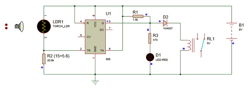 How To Make A Simple Dark Sensor Using 555 Timer 3 Steps With Pictures Instructables